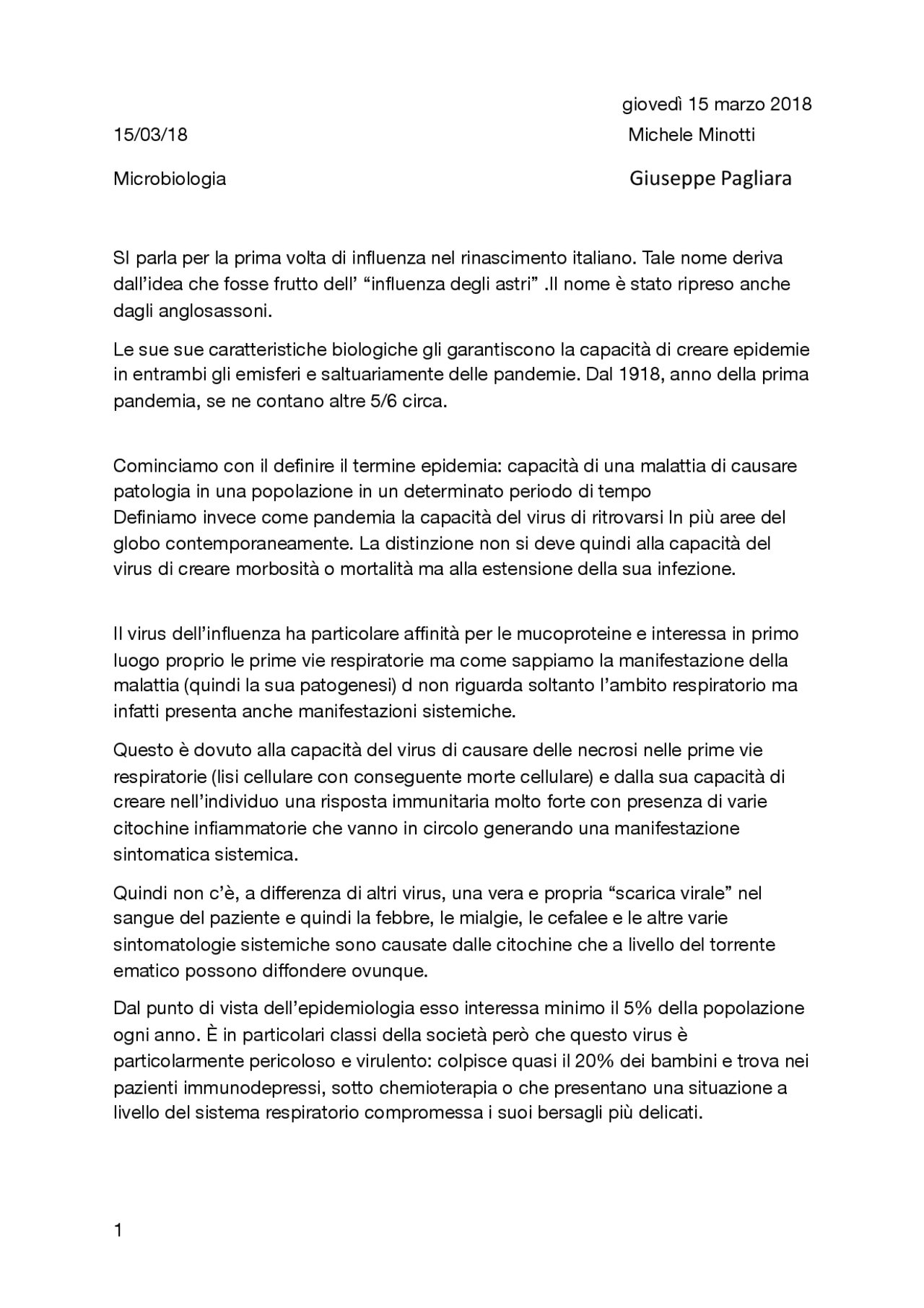 Sbobina Sesta Lezione Di Virologia Corso Di Microbiologia Docsity