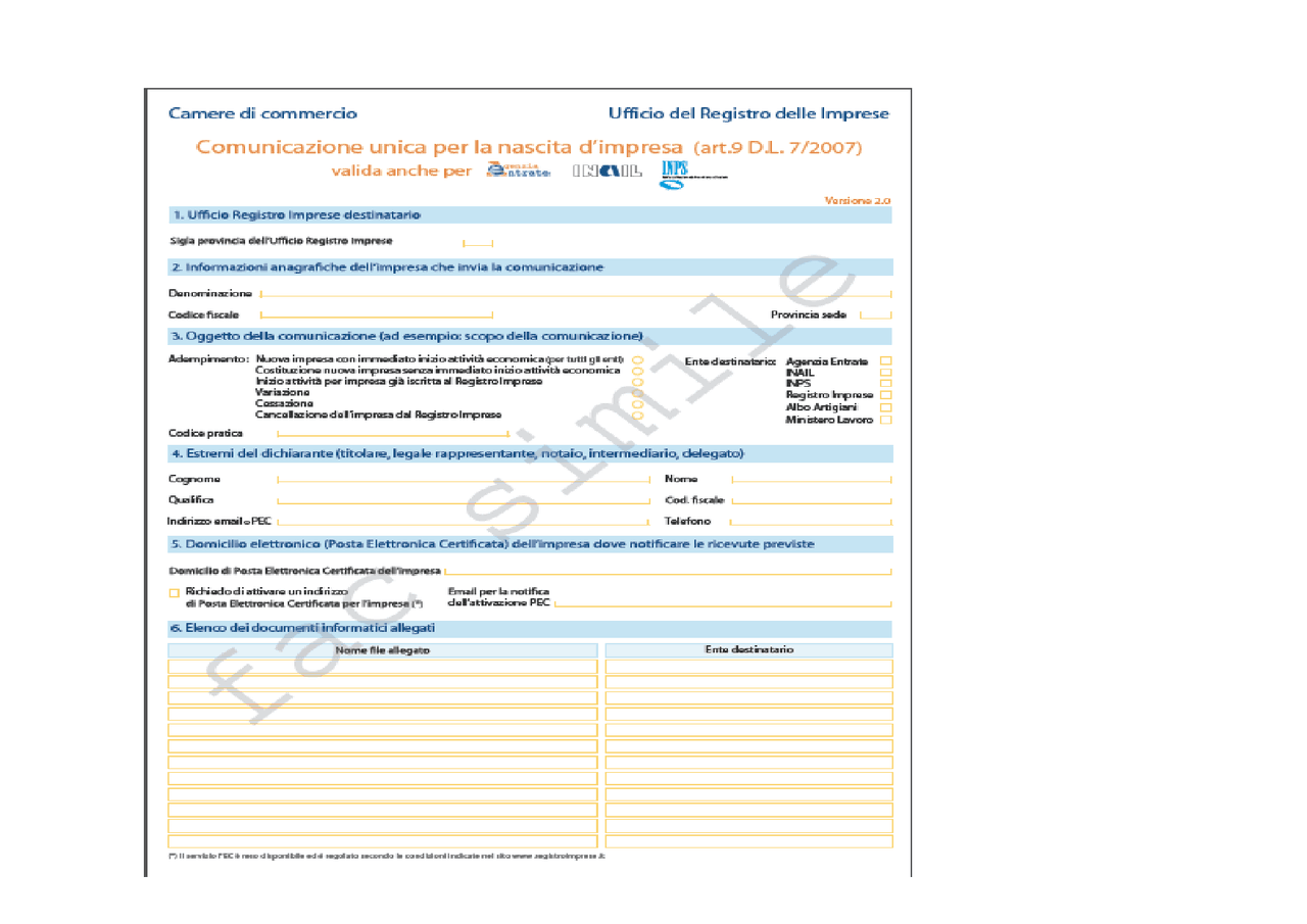 Schema Sulle Società Docsity