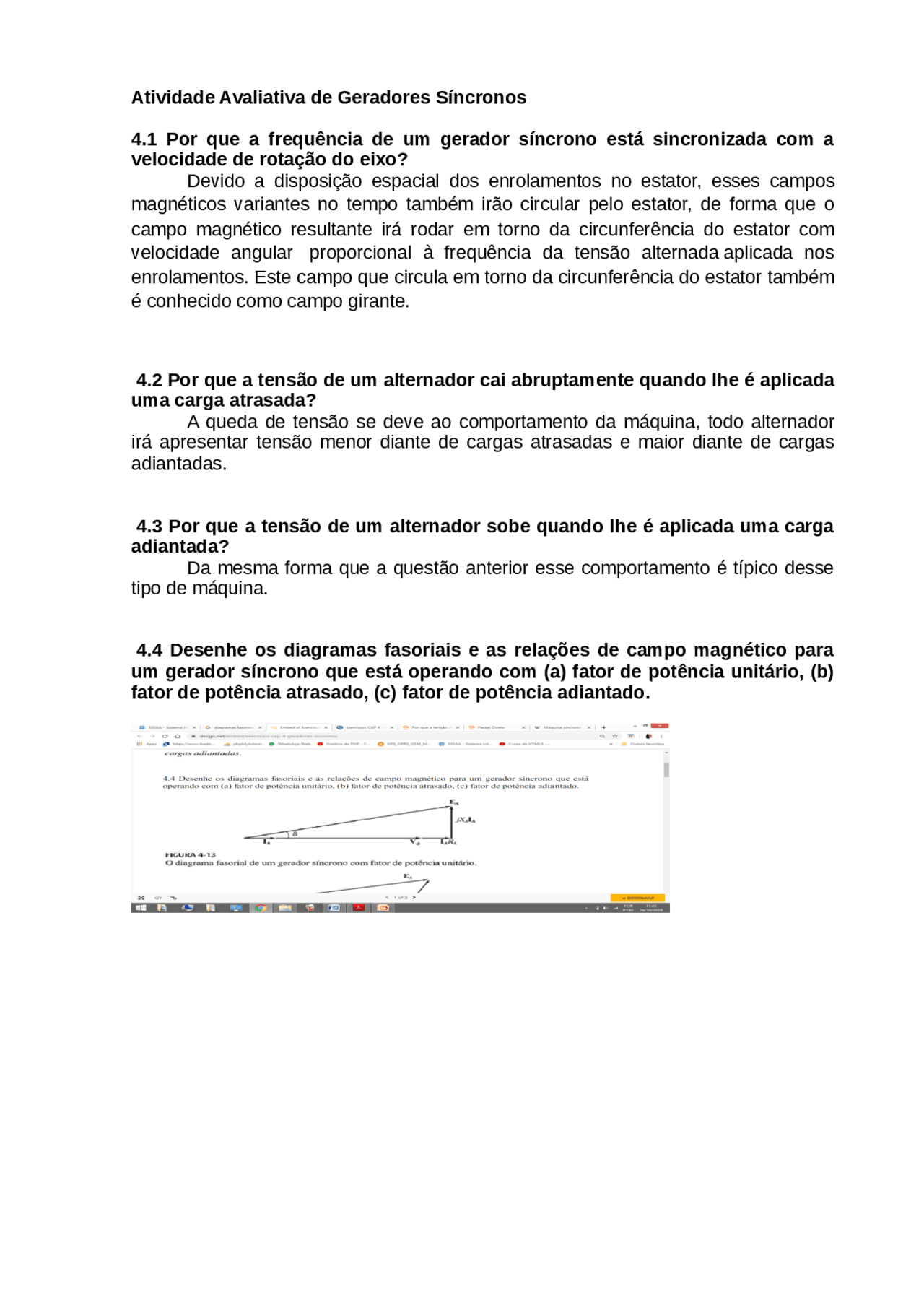 Atividade De Máquinas Elétricas Docsity
