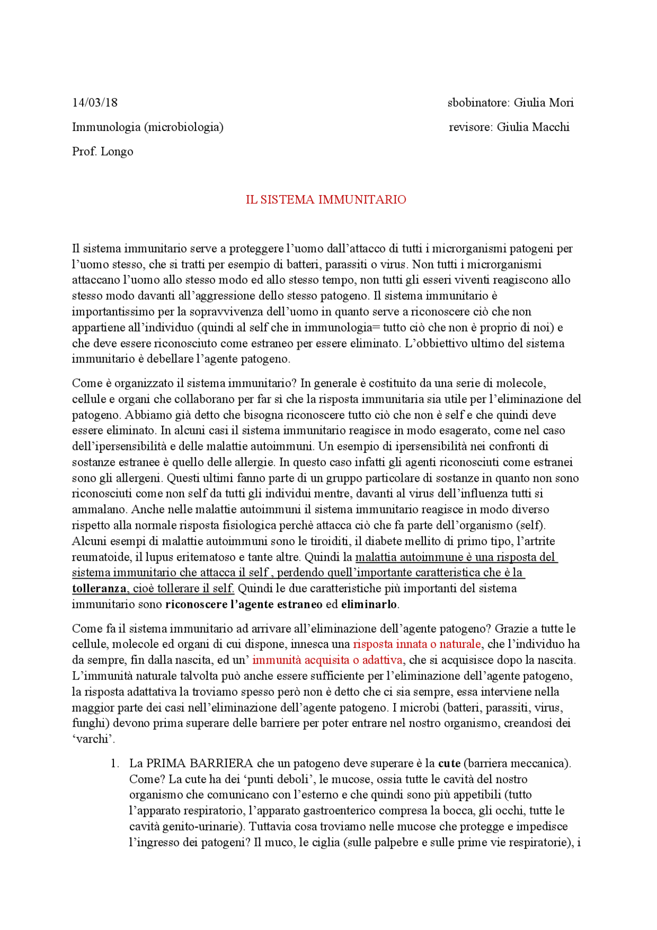Sbobina Quinta Lezione Parte 2 Di Virologia Corso Di Microbiologia