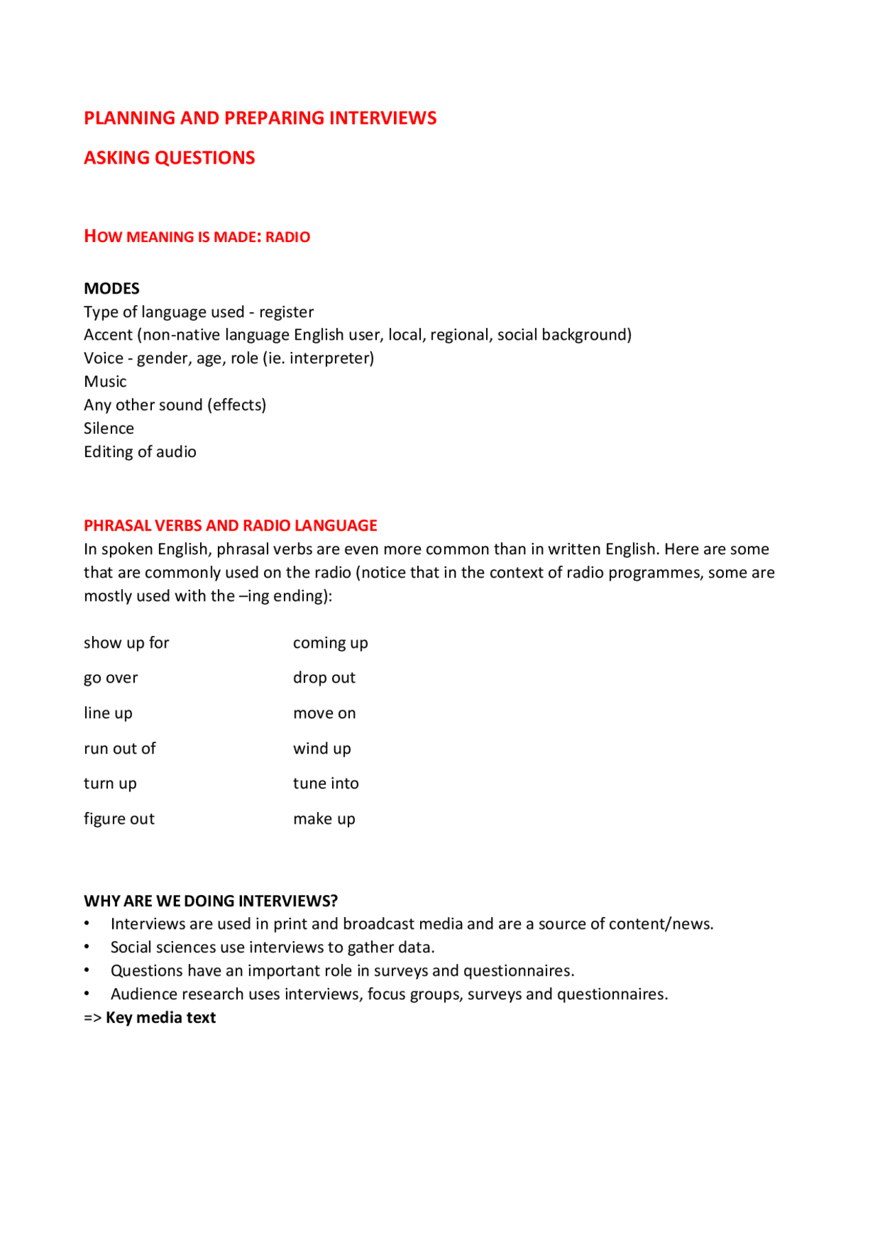 Inglese Per La Comunicazione Docsity