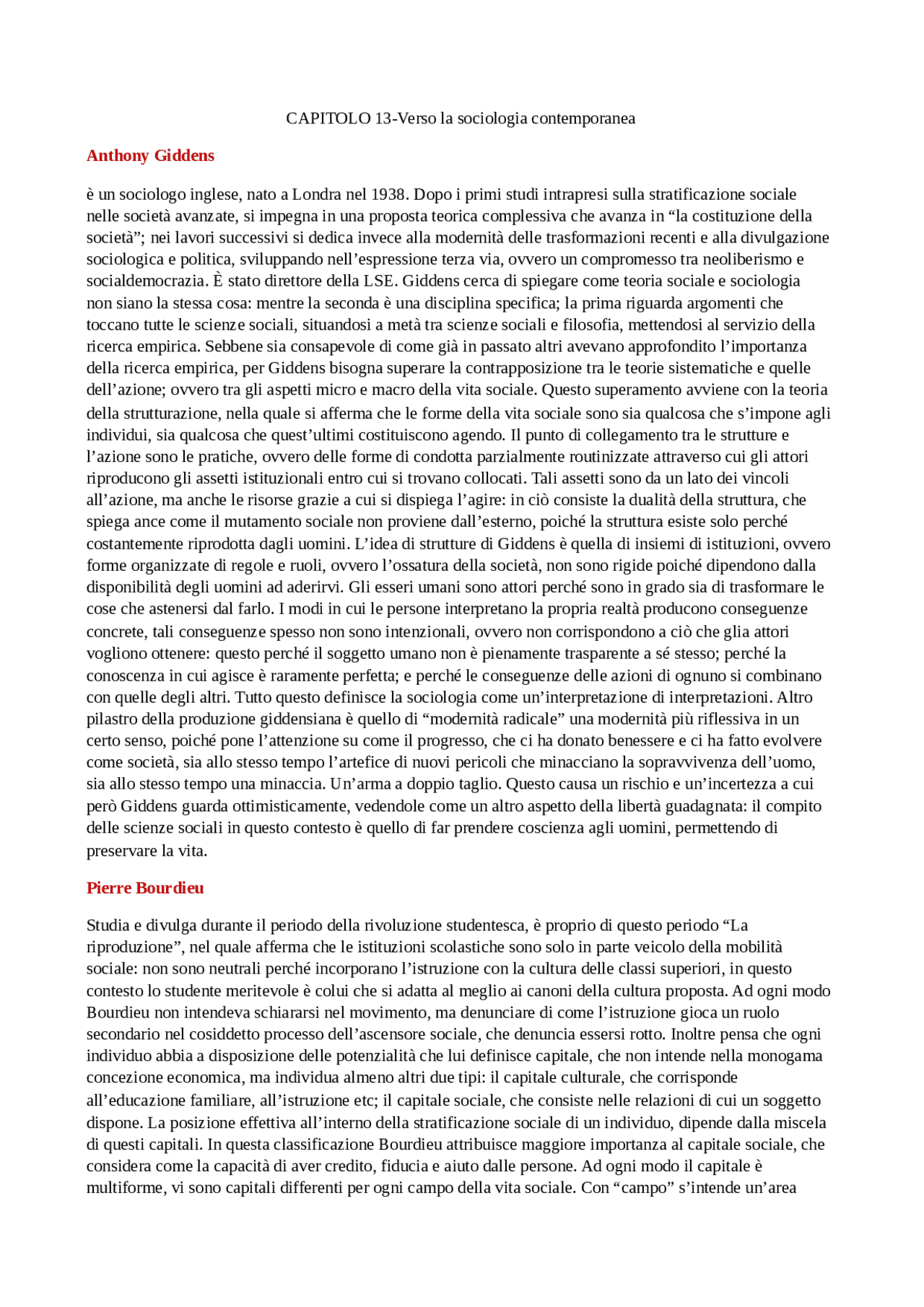Capitolo 13 Jedlowski Docsity
