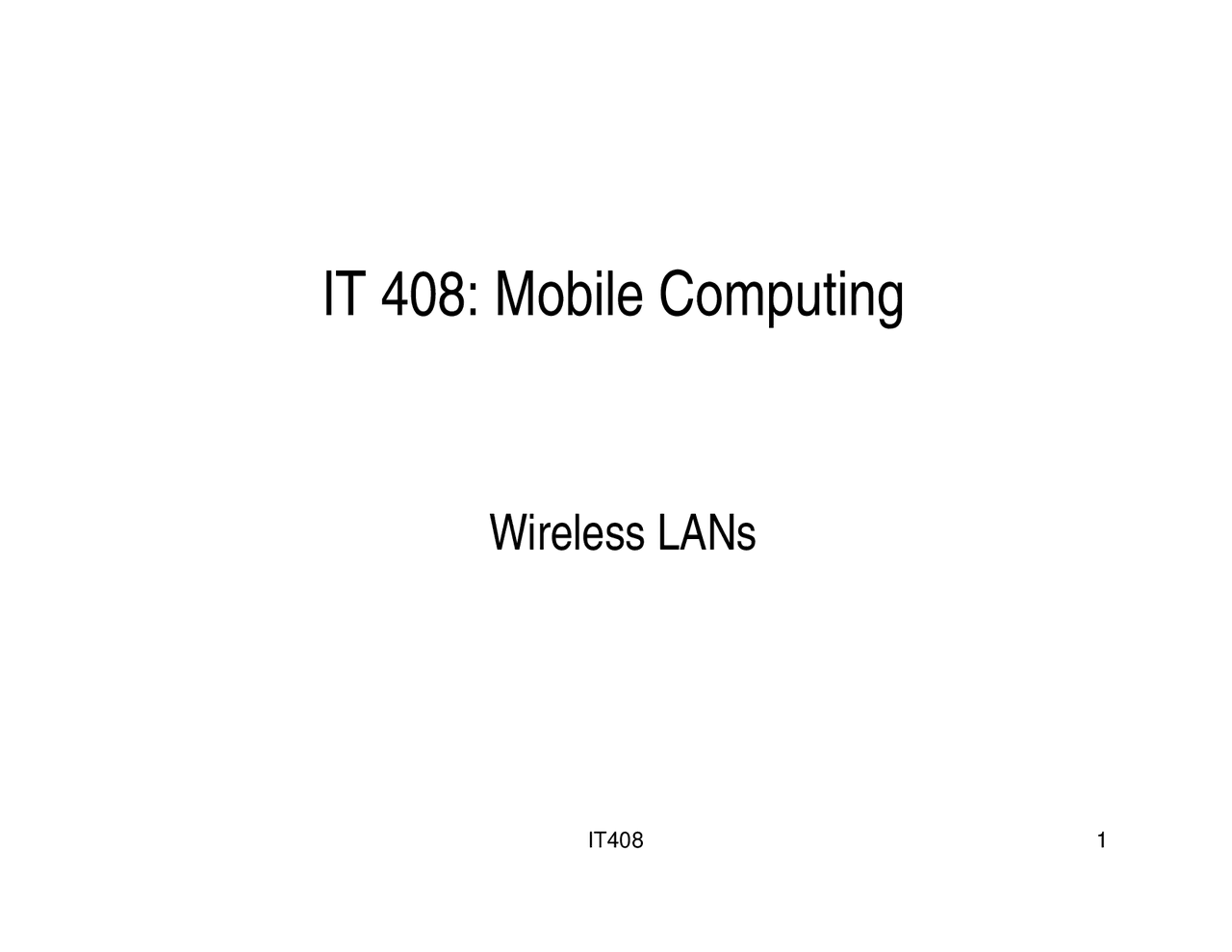 This Is Wireless Communication And Mobile Computing Docsity
