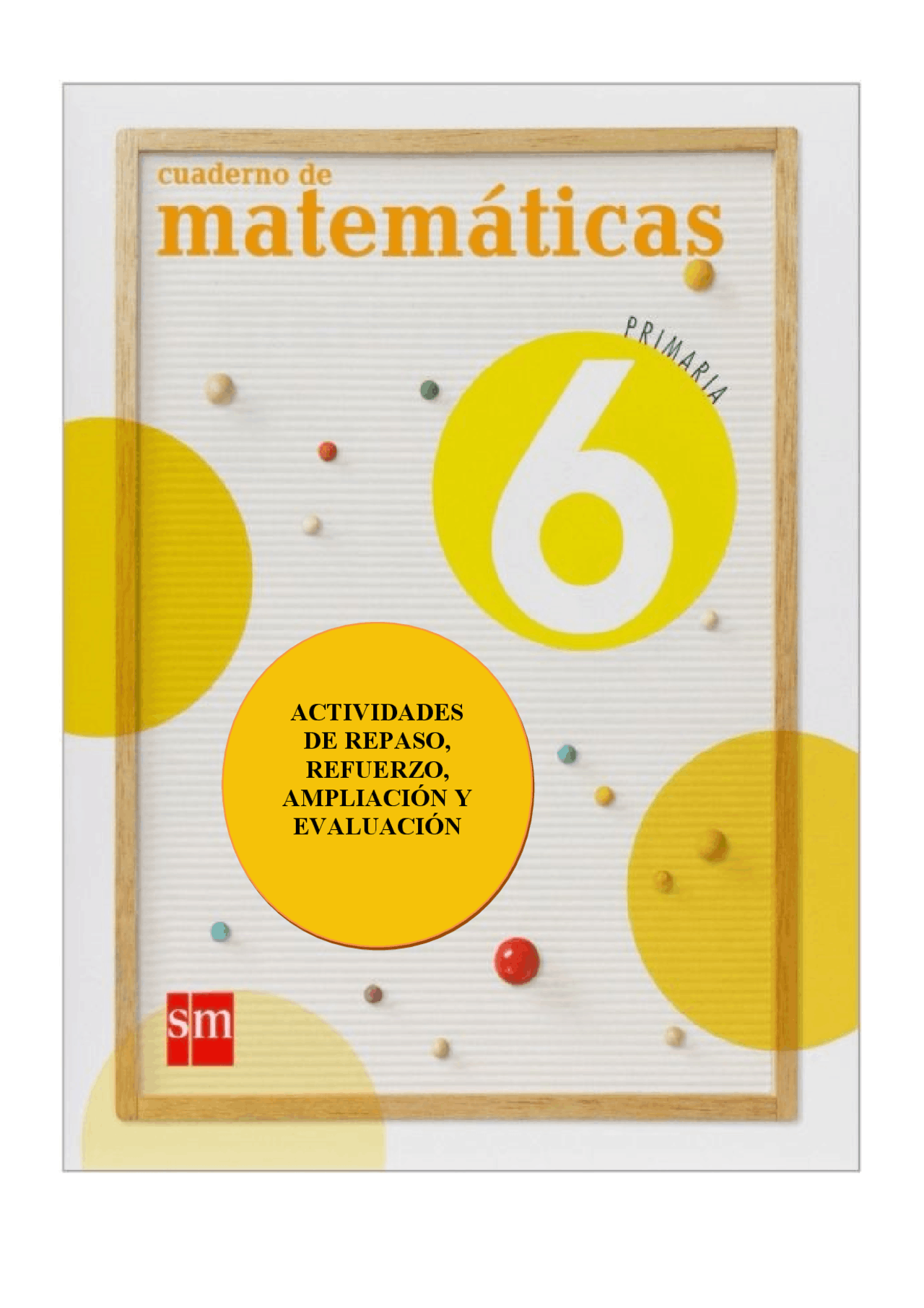 Matemáticas Refuerzo 6 Docsity