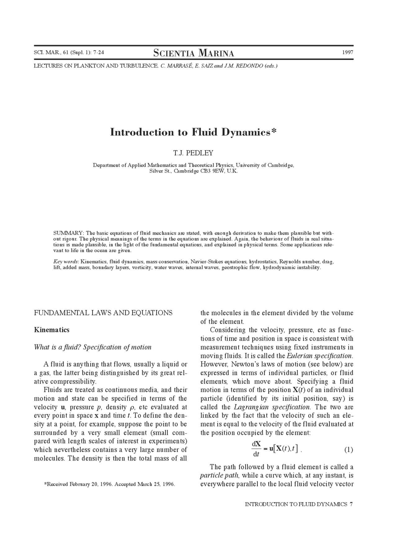 Fluid Flow Elective To Be Read Docsity