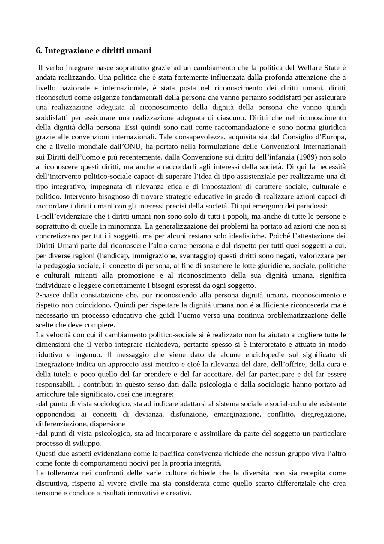 Par 6 Pedagogia Sociale Docsity