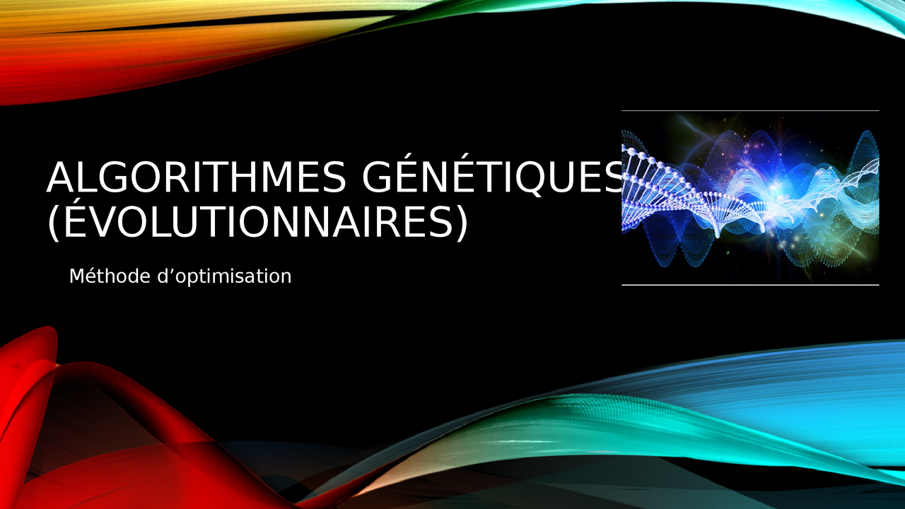 Algorithmes Génétique Essays University Convex Optimization Docsity