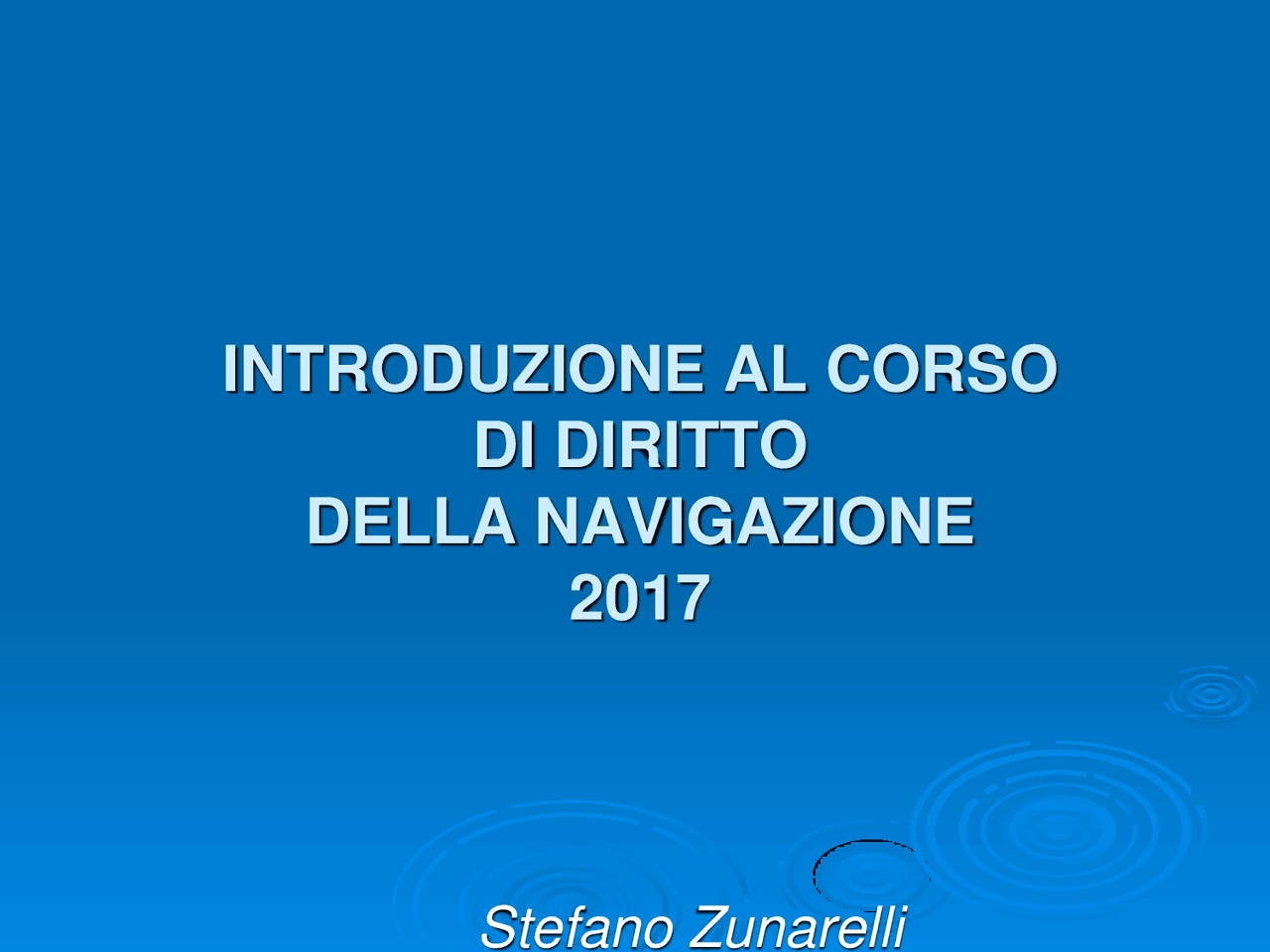 Introduzione Slide Al Corso Di Diritto Della Navigazione Docsity