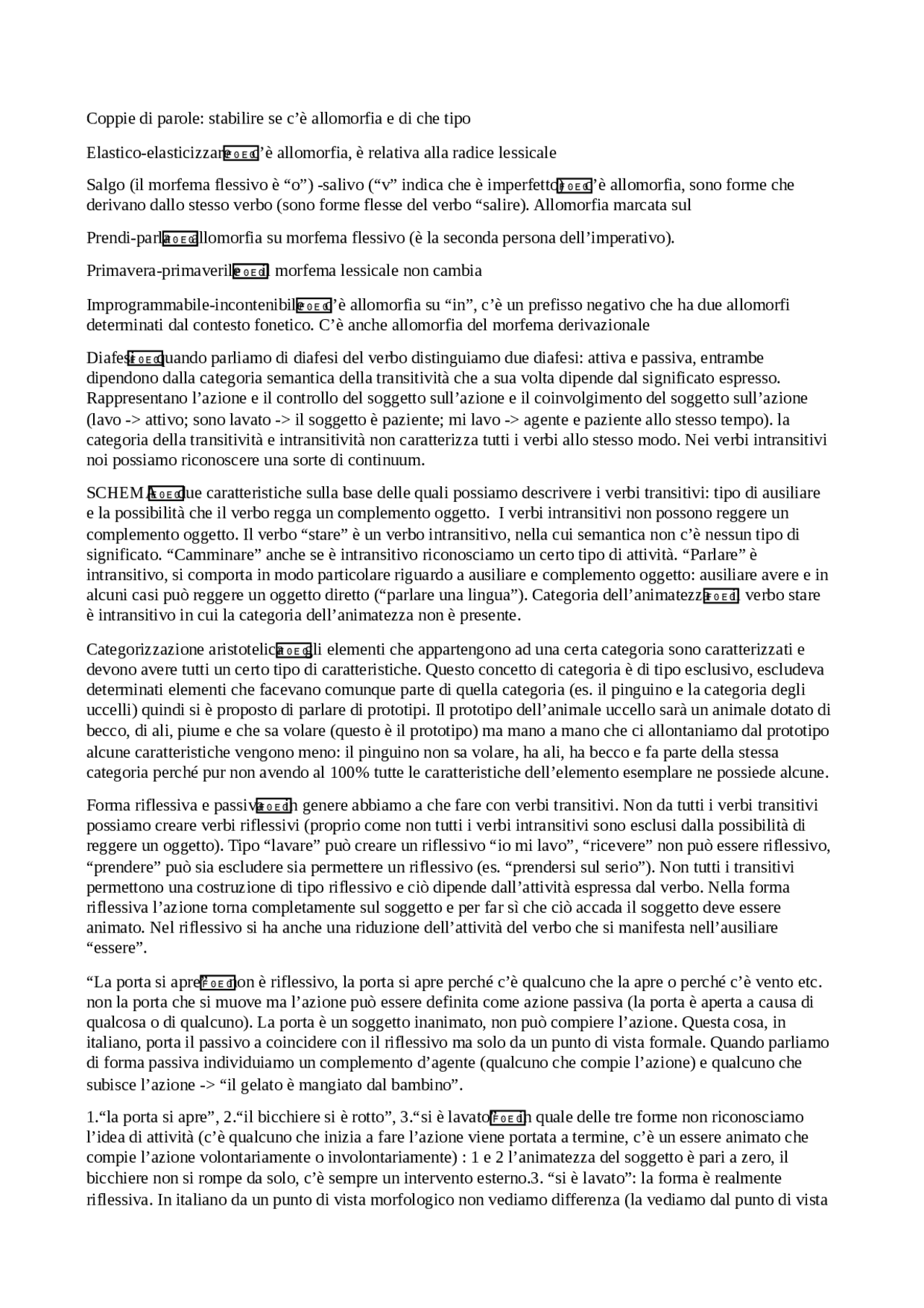 Lezione Di Linguistica Generale Docsity