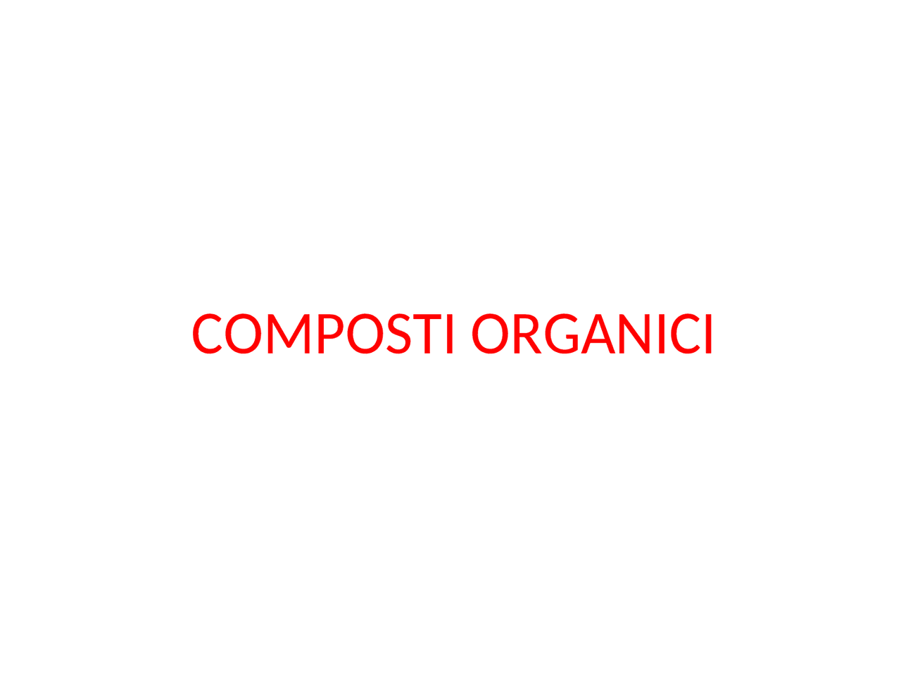 Spiegazione Breve Sui Composti Organici Docsity