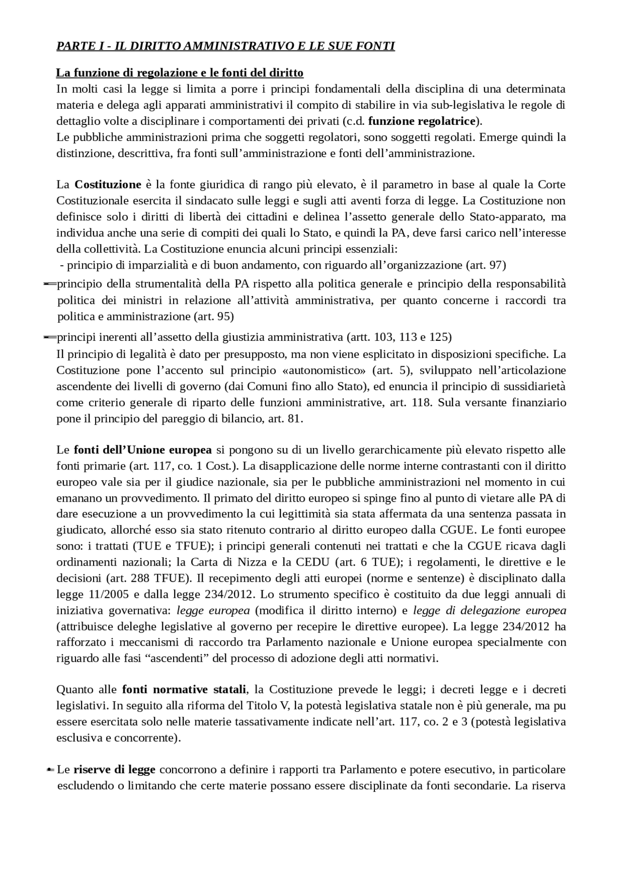 Clarich Riassunto Diritto Amministrativo Docsity