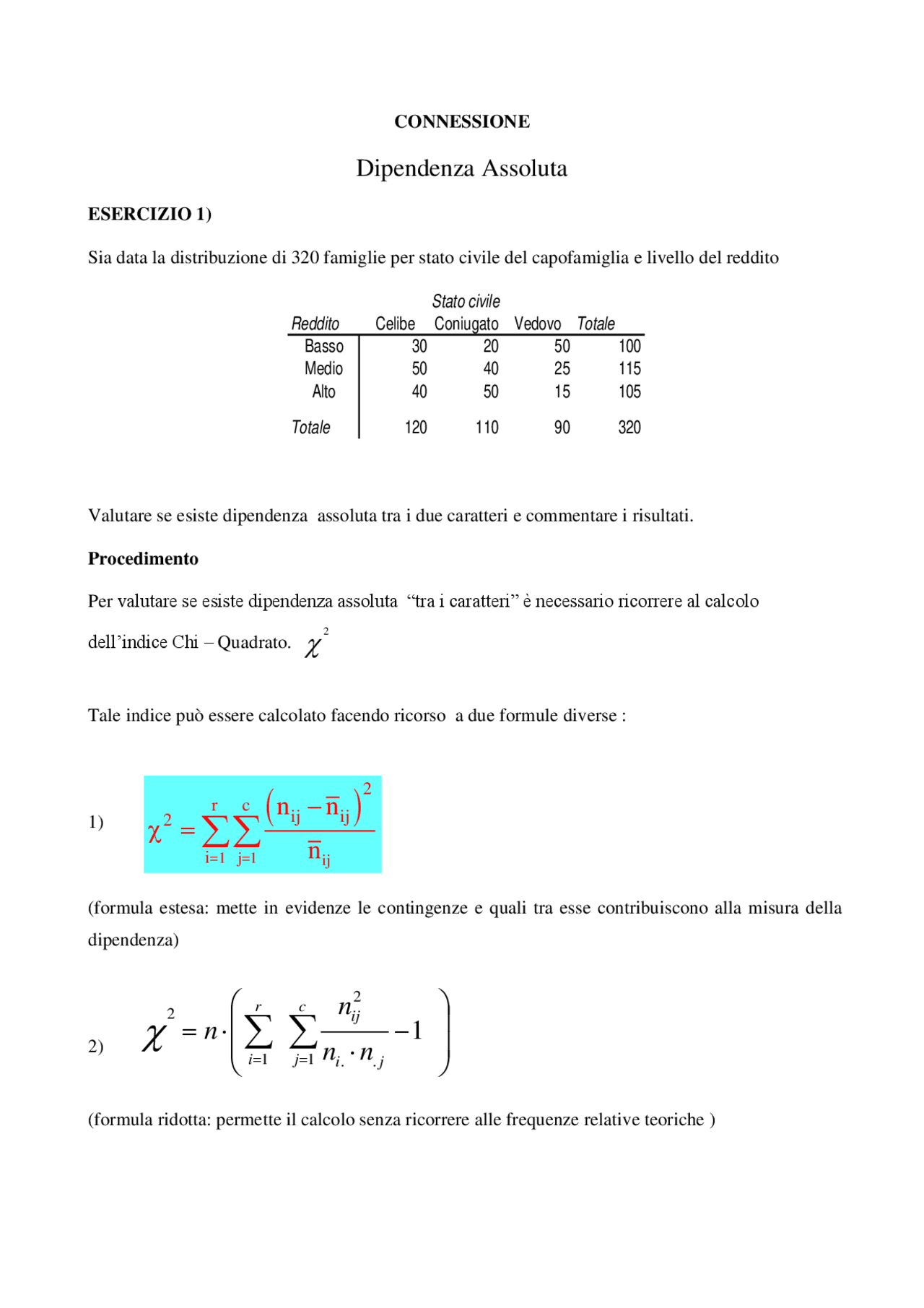 Dispense Statistica Corso Base Dispense Di Statistica Docsity