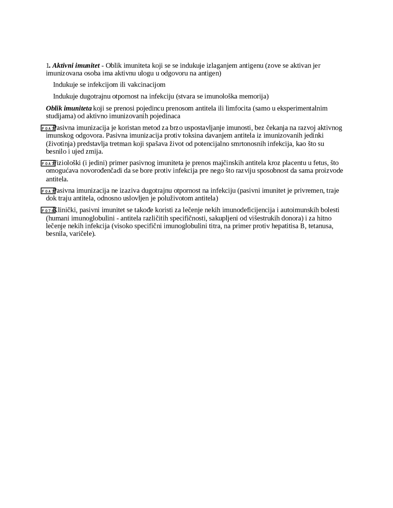 Skripta Iz Imunologije Rezime Predlog Imunologija Docsity
