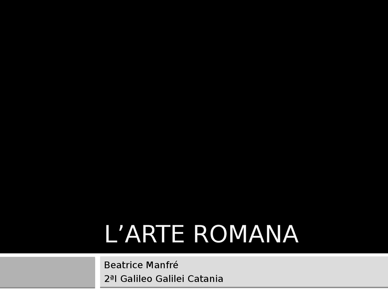 Larte Romana Powerpoint Slide Di Elementi Di Storia Dellarte Ed