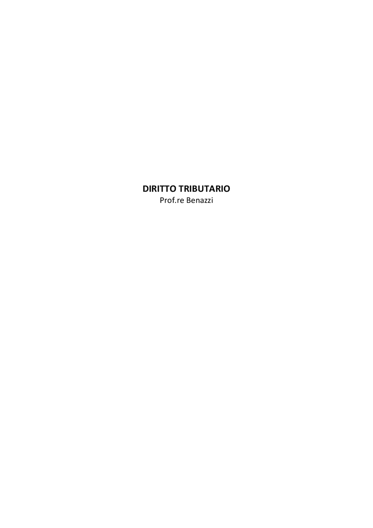 Diritto Tributario Irpef Imposta Sul Reddito Delle Persone Fisiche