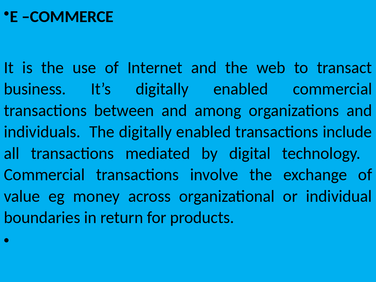 Electronic Commerce Revision Past Paper Exams Business Finance Docsity