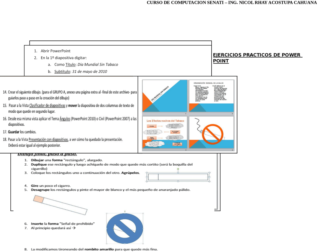 Ejercicios Practicos De Power Point Diapositivas De Computación