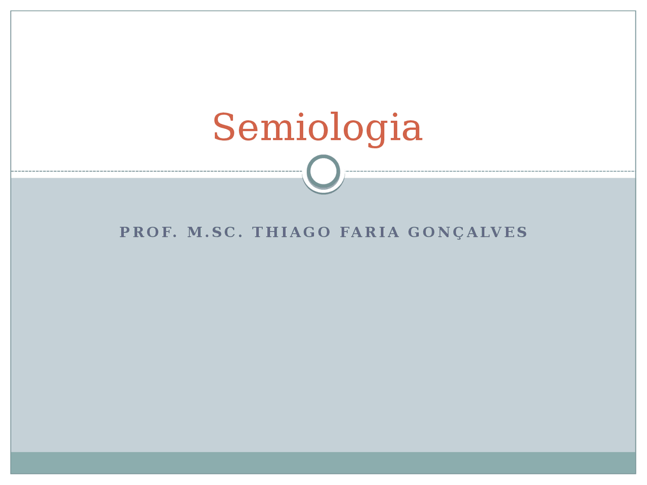 Semiologia - Semiologia - Docsity