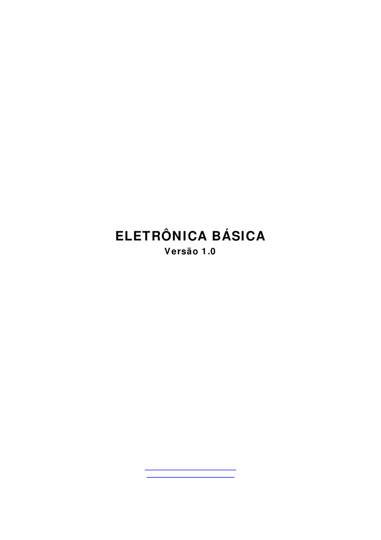 Eletrônica Básica Apostila Docsity