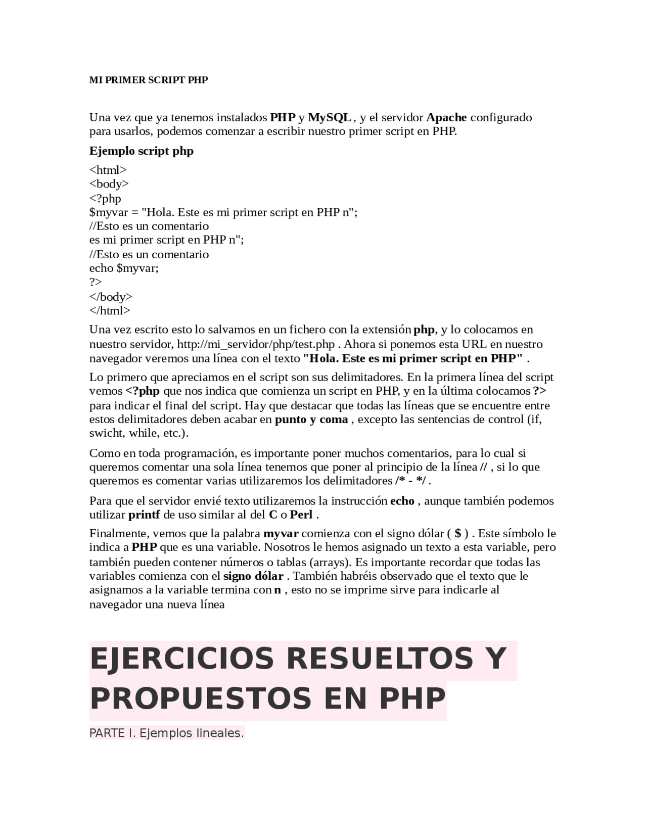 Mi Primer Script De Lenguajes De Programación Docsity