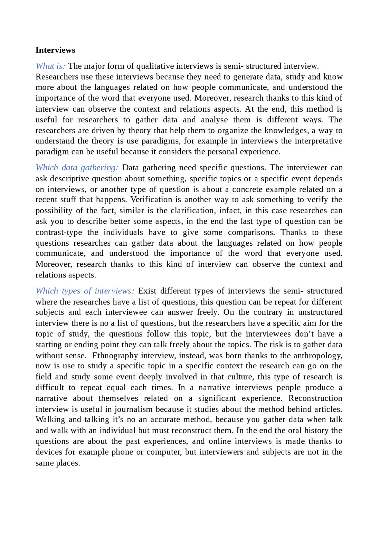 Communication Research Docsity
