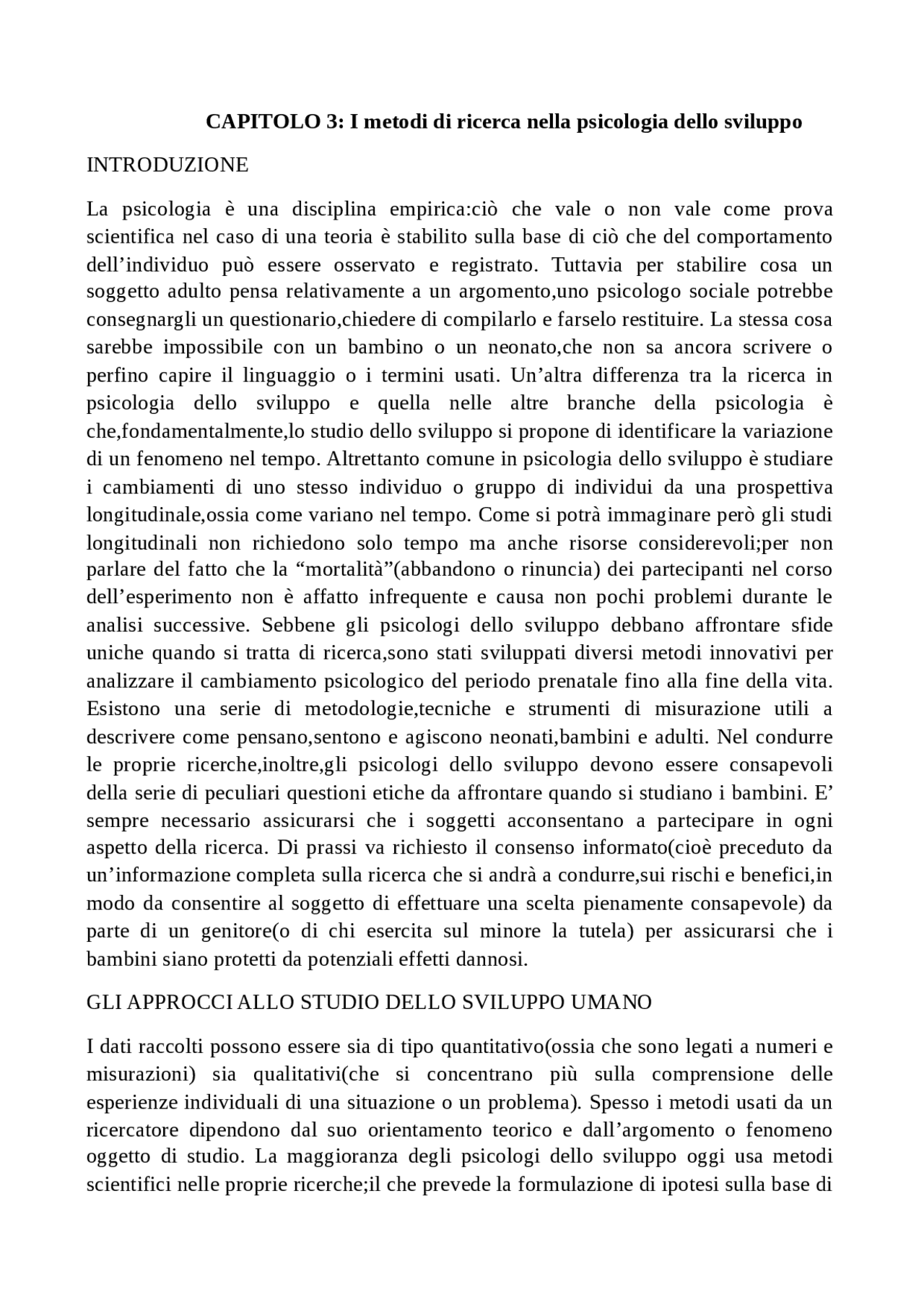 Riassunti Psicologia Docsity