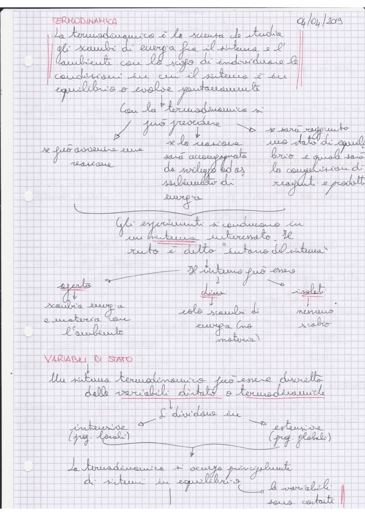 Chimica I Termodinamica Docsity