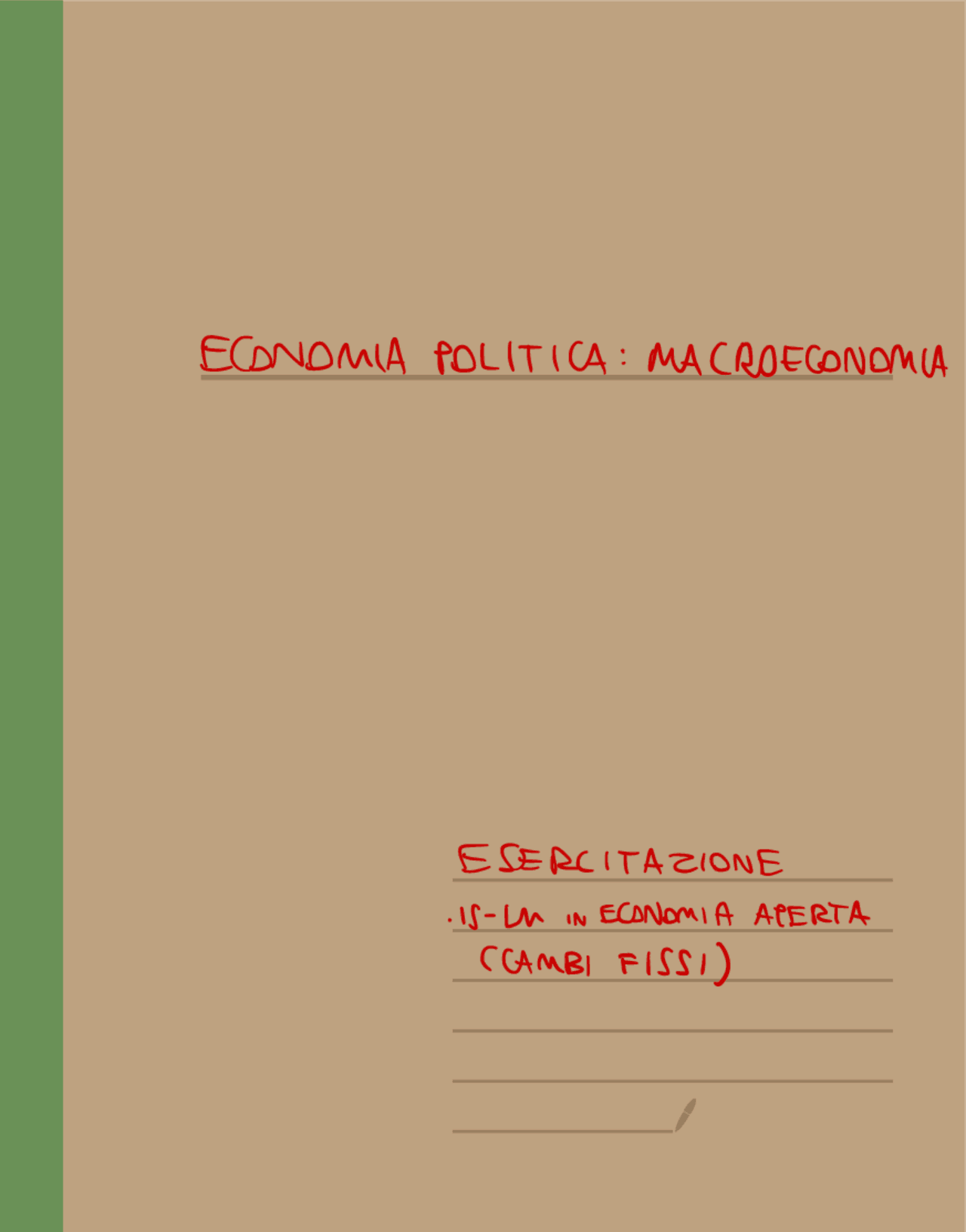 Esercizi Svolti Di Macro Docsity