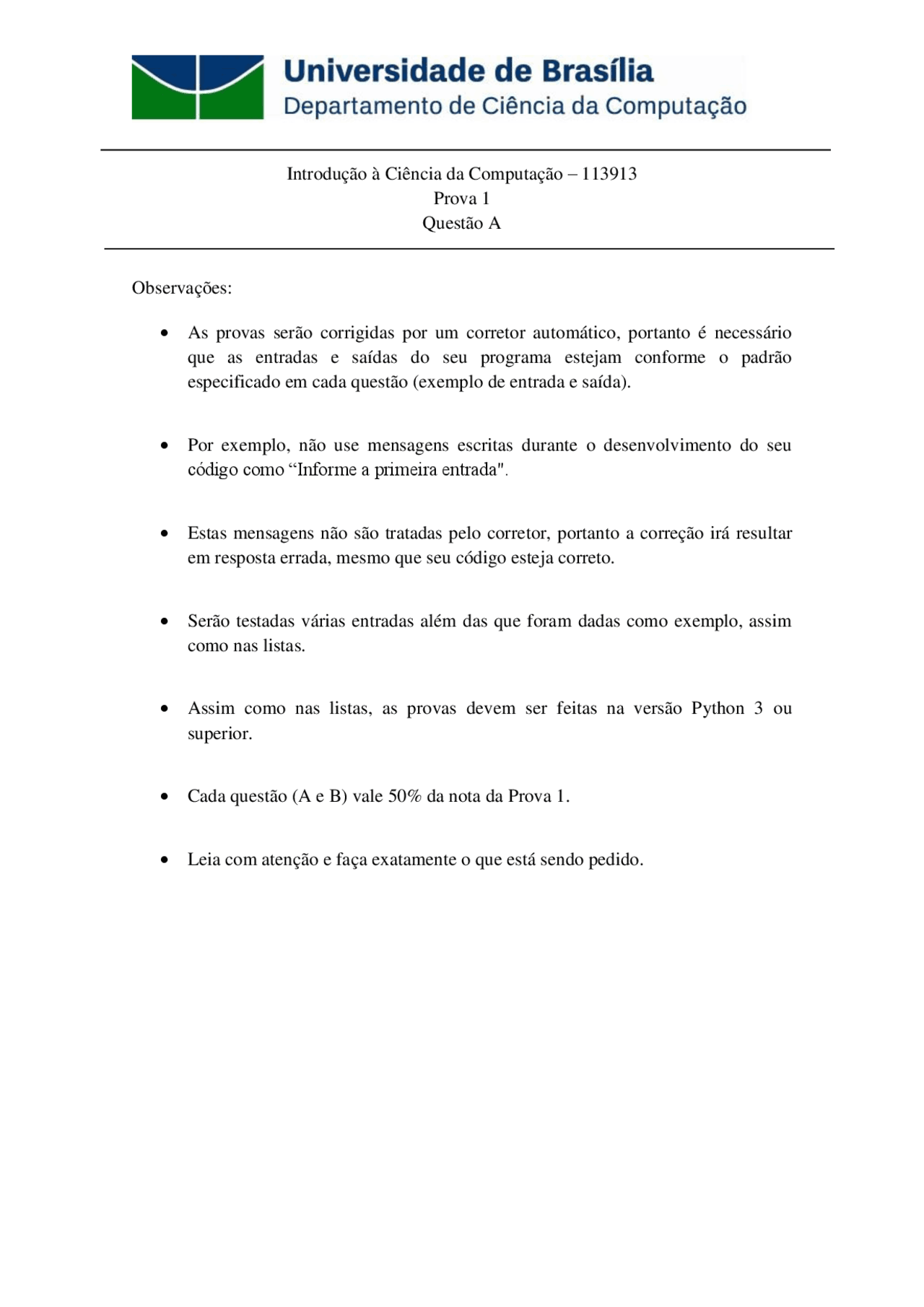 Exercicio De Computação Docsity