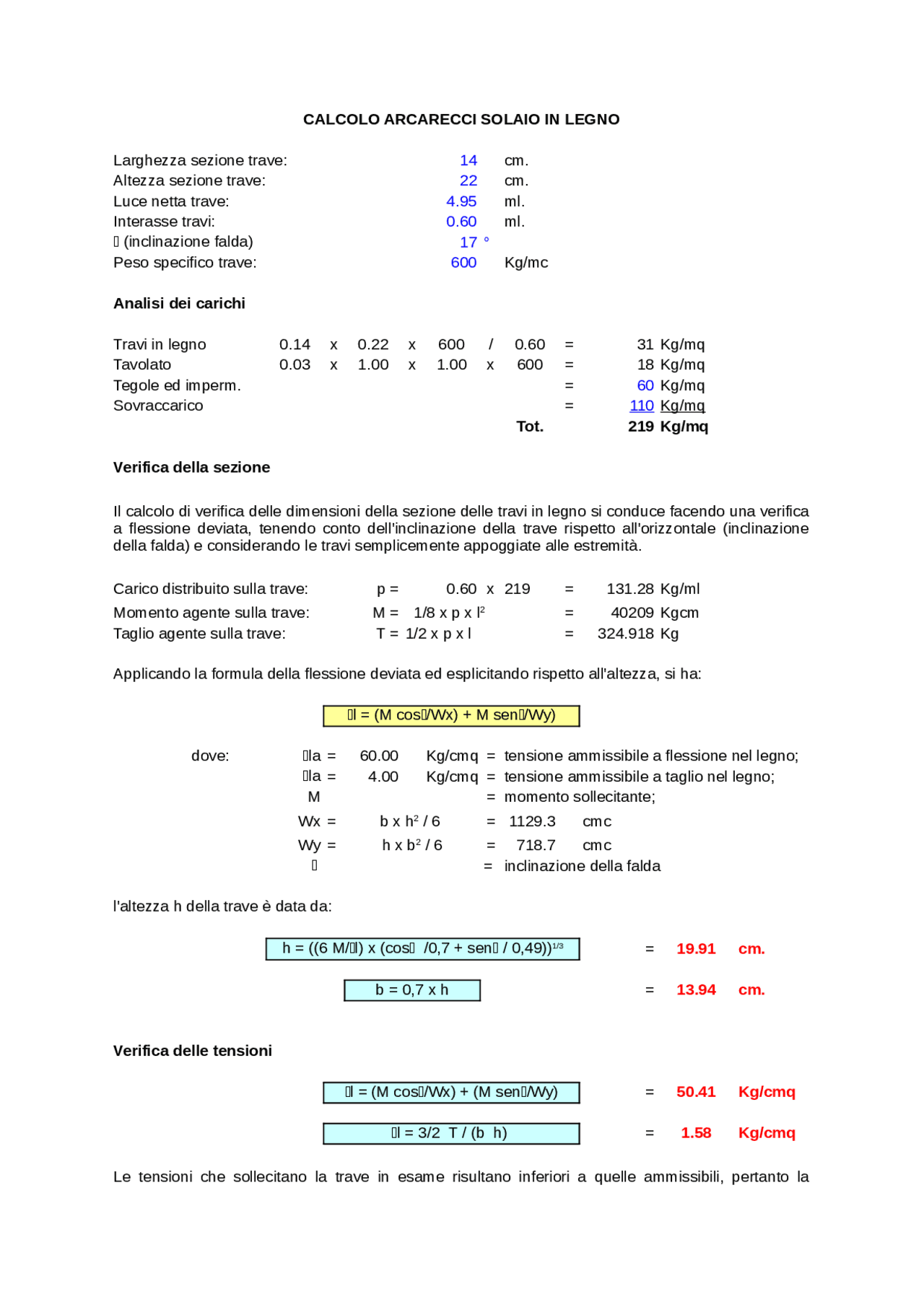 Solaio in legno Ggsksbns ejehje - Docsity