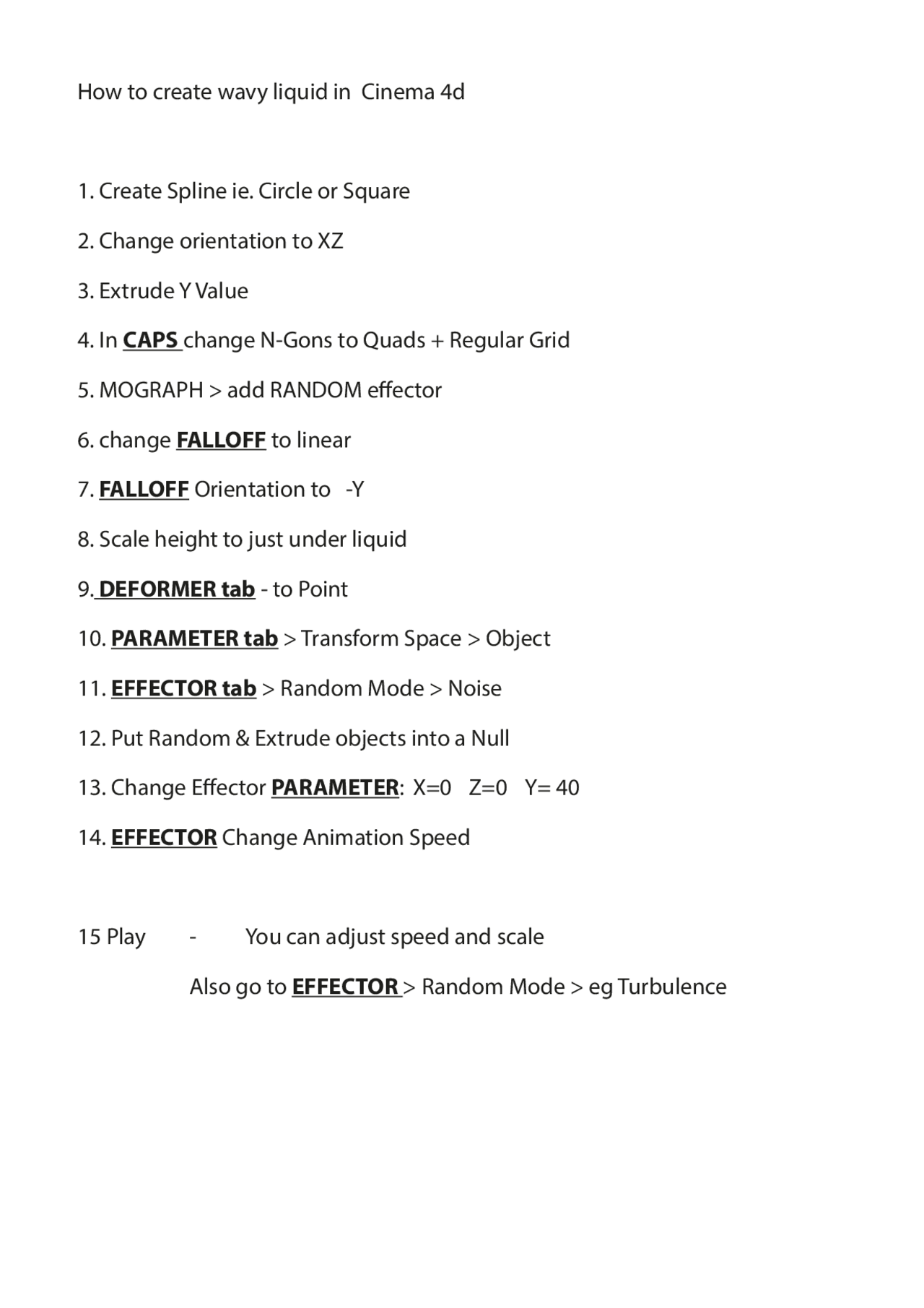 Cinema 4D 3D modelling and animation - Docsity