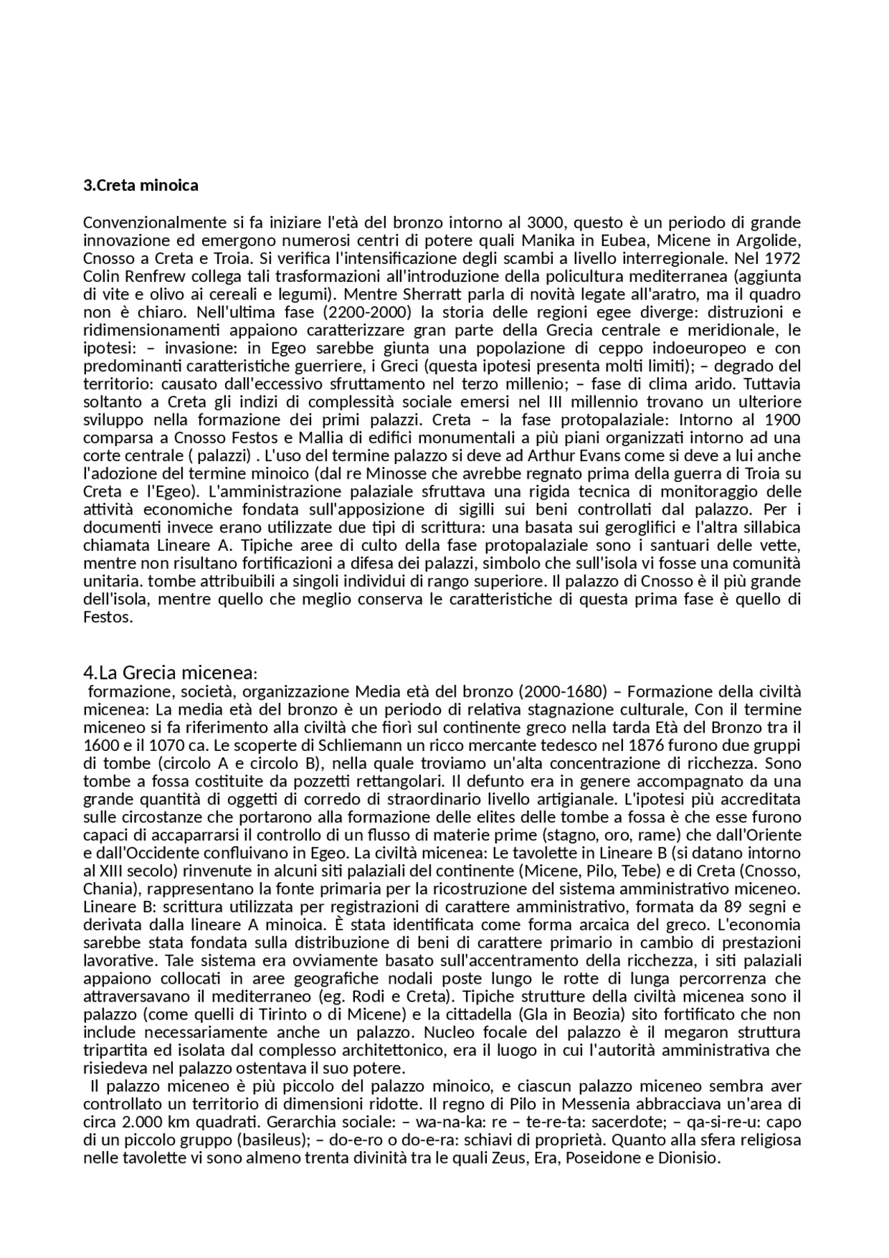 Riassunto Storia Greca Docsity