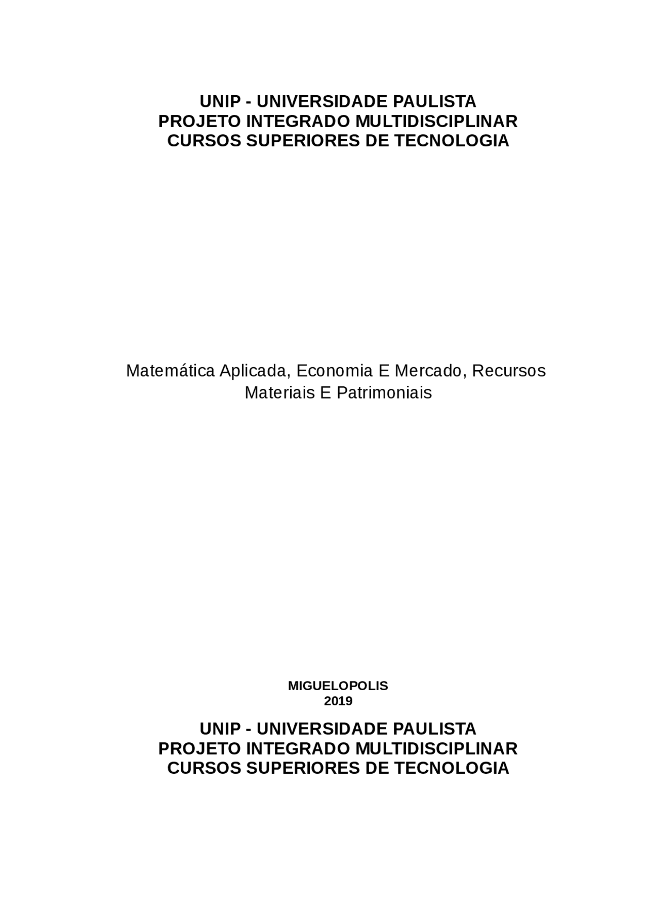 Pim 2 Unip Recursos Humano Docsity