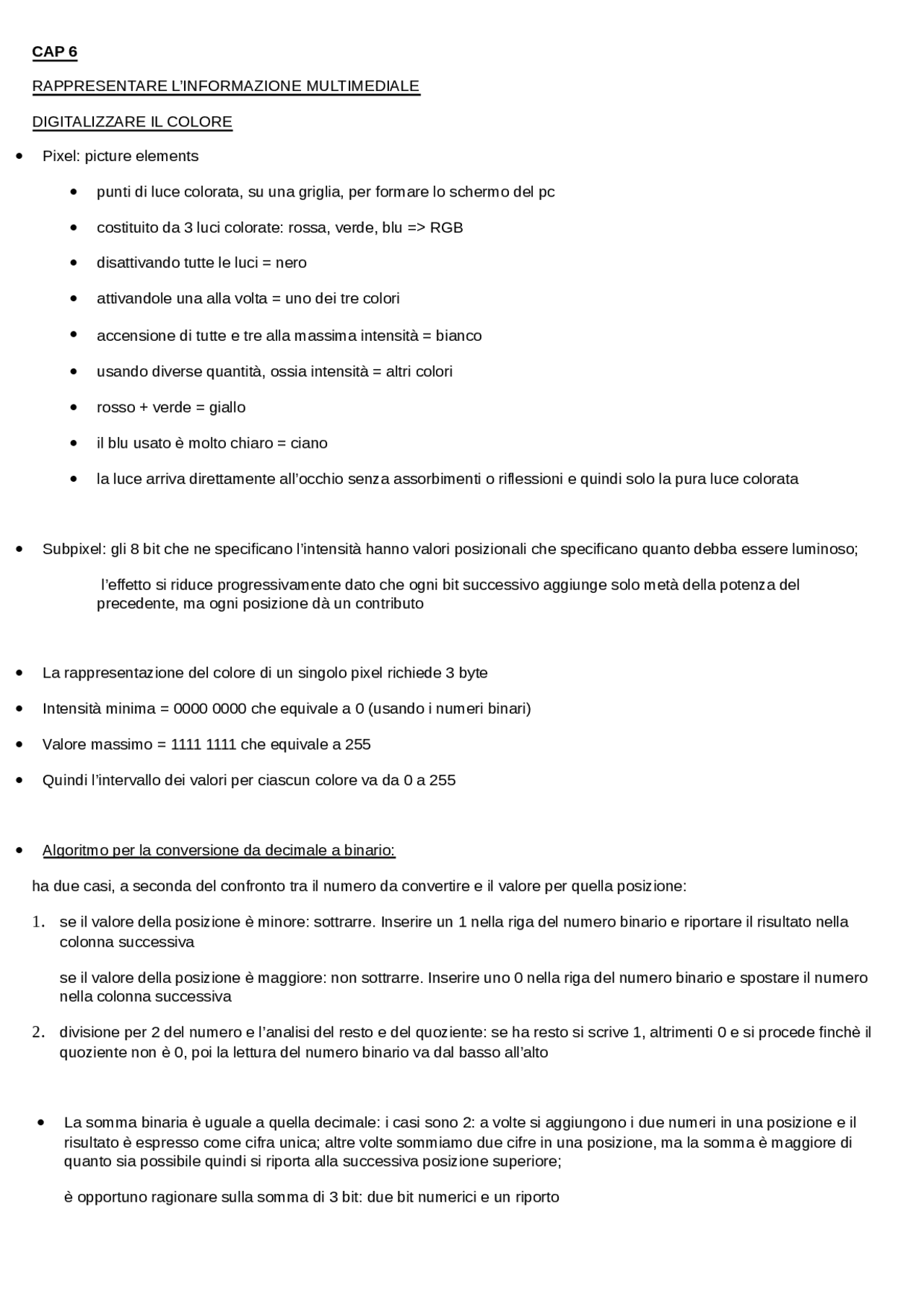 Riassunti Capitoli 6 12 Fluency Docsity