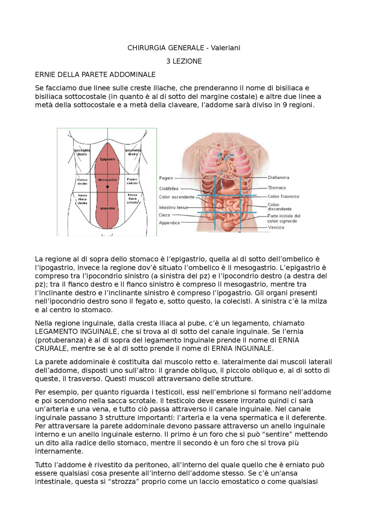 Chirurgia Generale 3 Docsity