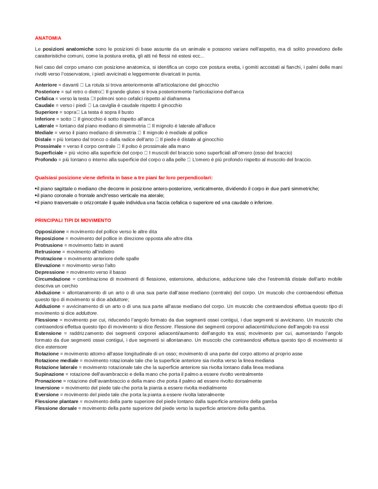 Appunti Lezioni Metodi E Didattiche Delle Attività Motorie Unifi