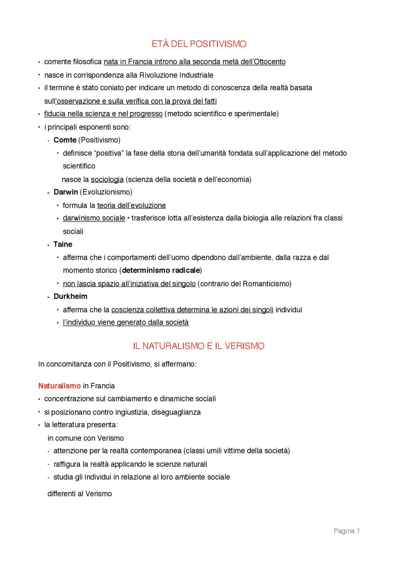 Riassunto Programma Del Quinto Anno Ditaliano Docsity