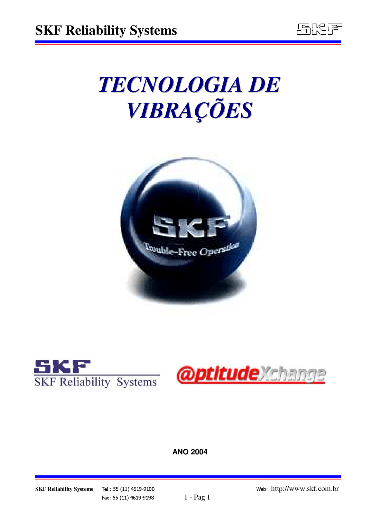 Apostila de Curso de Analise de Vibracao SKF | Trabalhos Análise de Riscos | Docsity