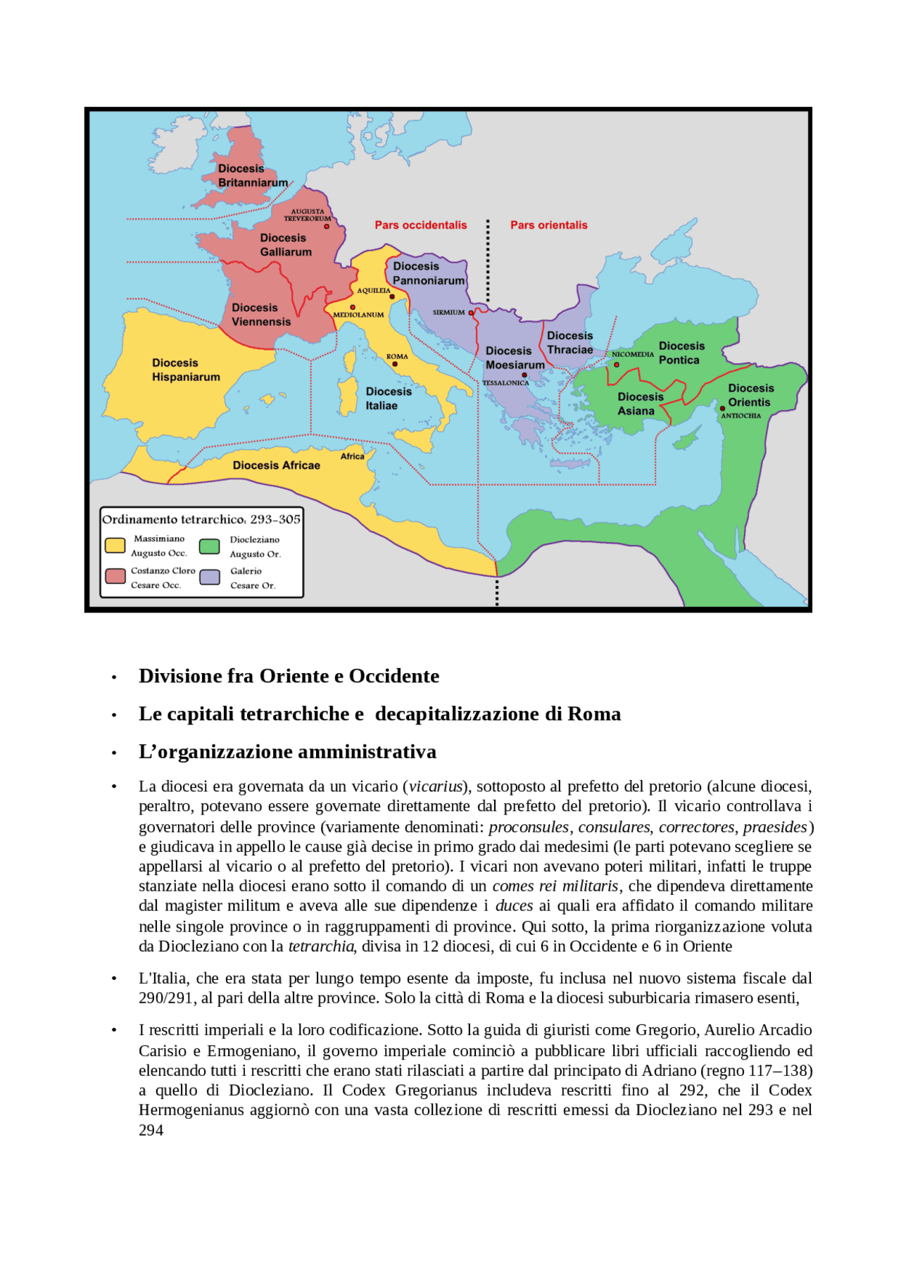 Imperatore Diocleziano Docsity