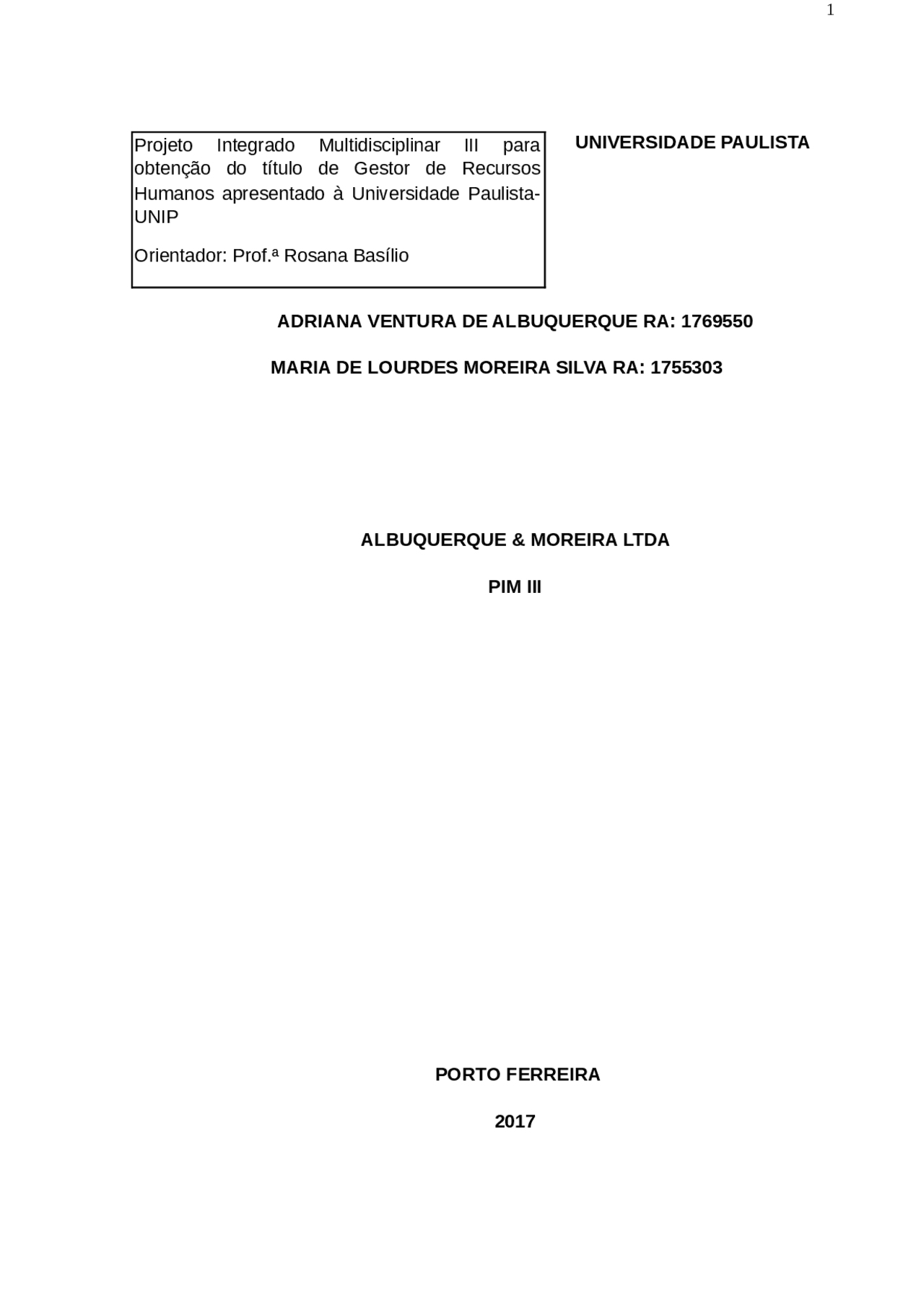 Pim Iii Recursos Humanos Trabalhos Gestão De Recursos Humanos Docsity
