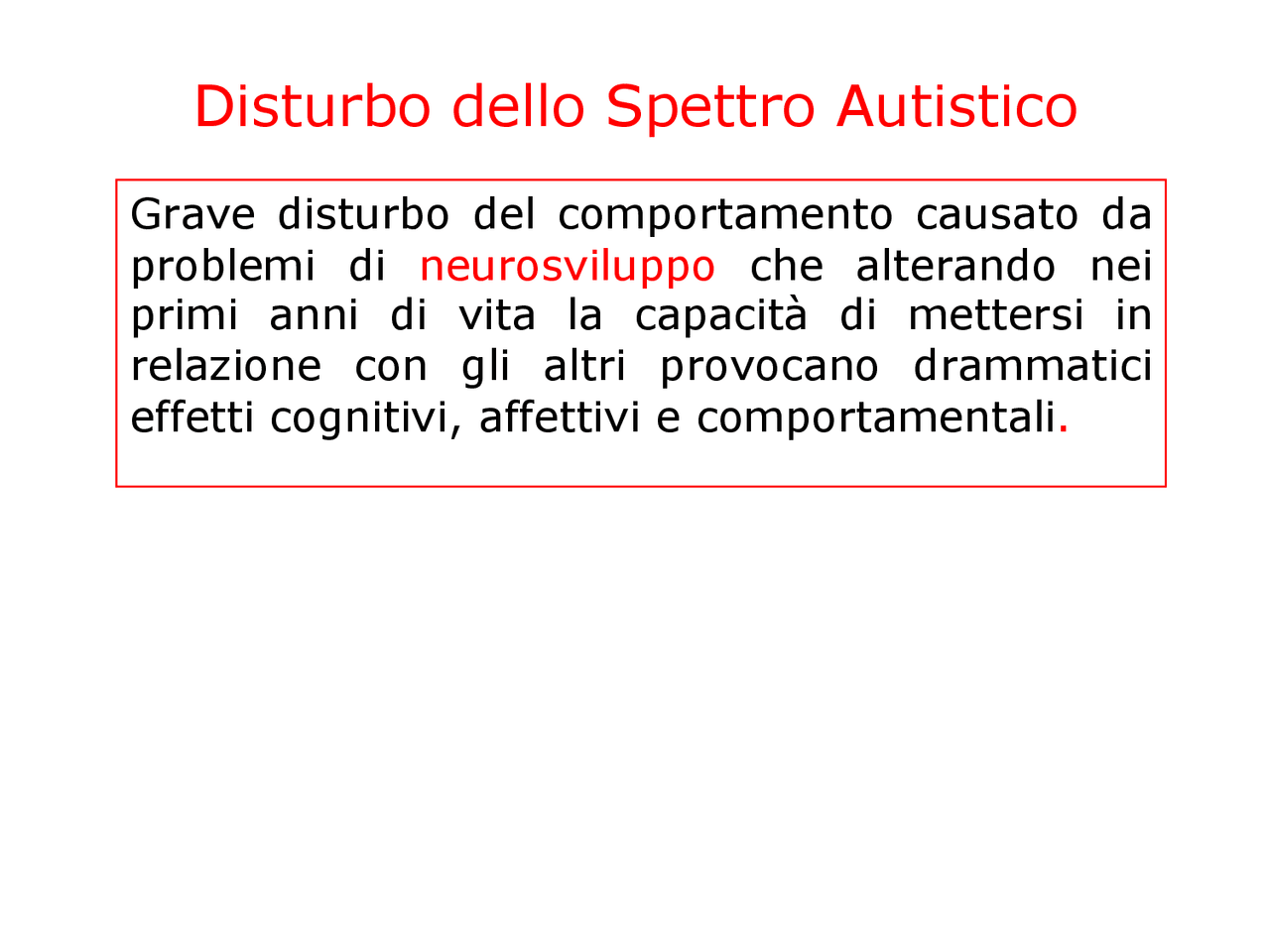 Appunti Lezione Autismo Prima Parte Appunti Di Pedagogia Docsity