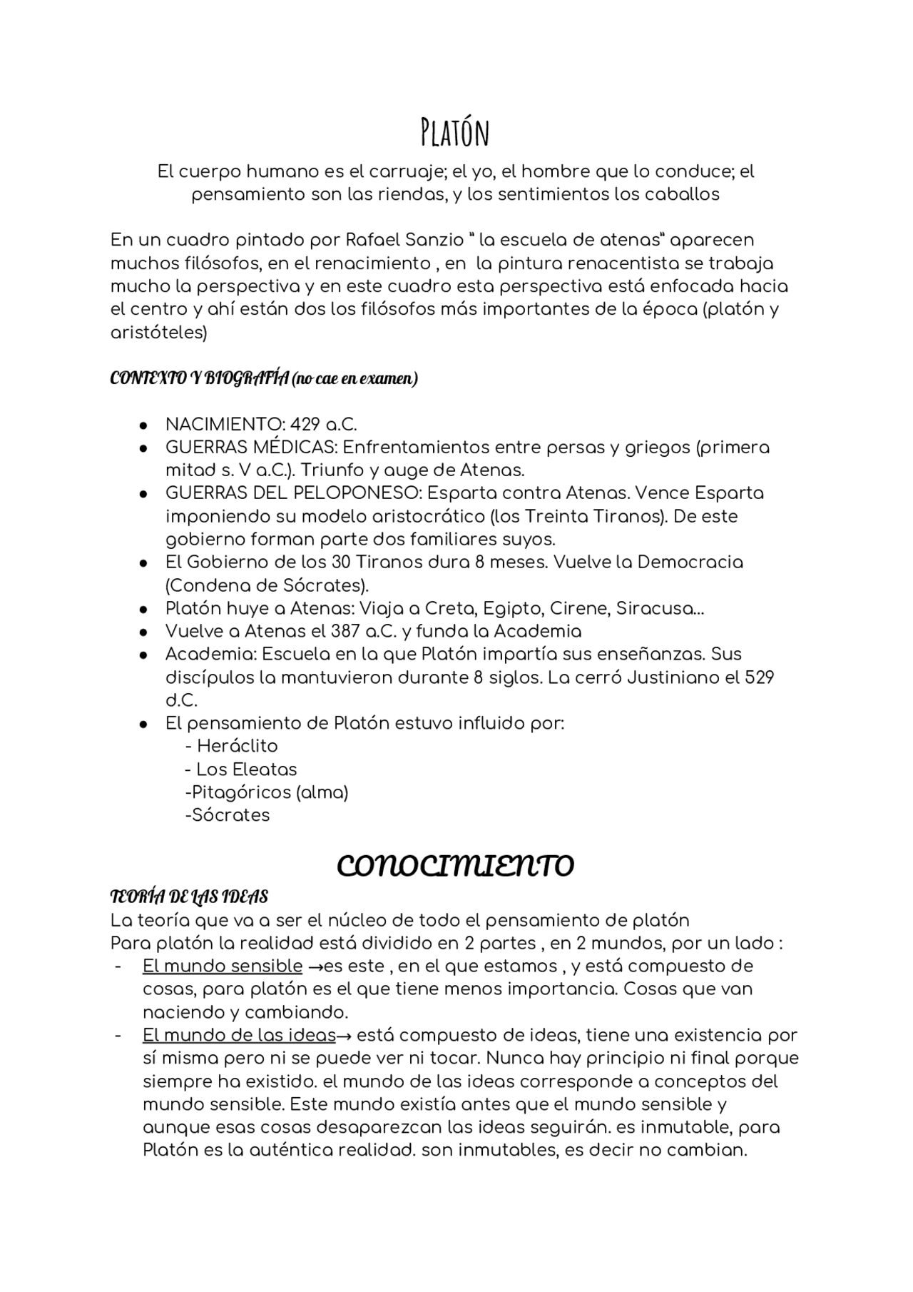 2º Bachillerato Filo Platón Exámenes Selectividad De Historia De La