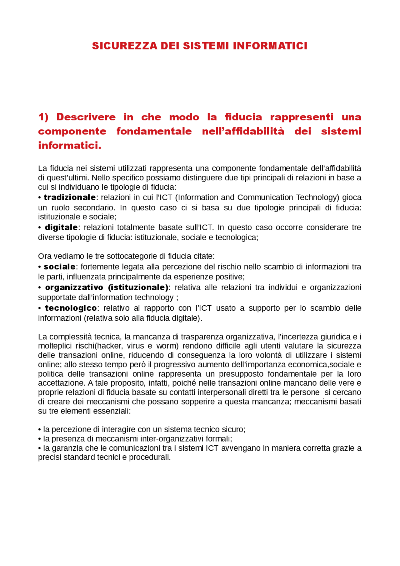 Svolgimento Elaborato Sicurezza Dei Sistemi Informatici Docsity