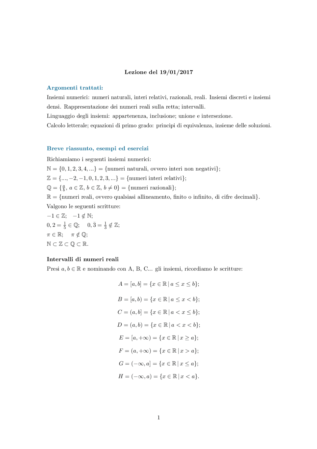 Spiegazioni Di Matematica Docsity
