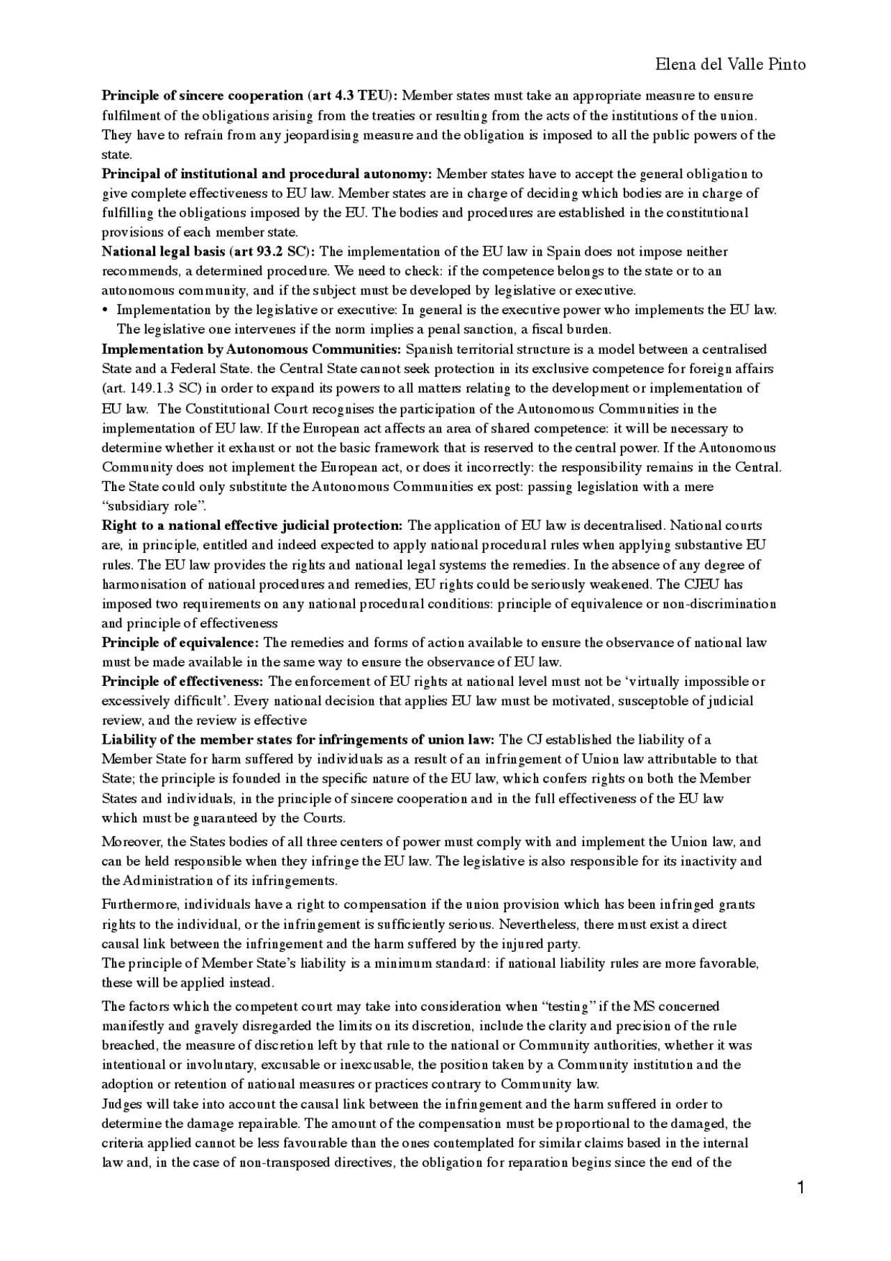 Resumen tema 7 derecho comunitario - Docsity