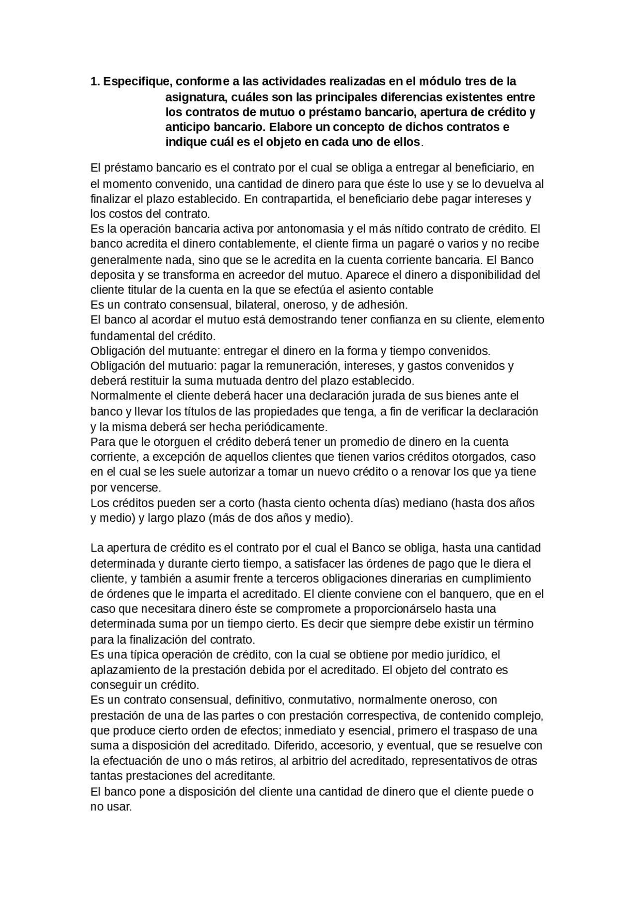 Derecho Bancario Ubp Exámenes De Derecho Docsity