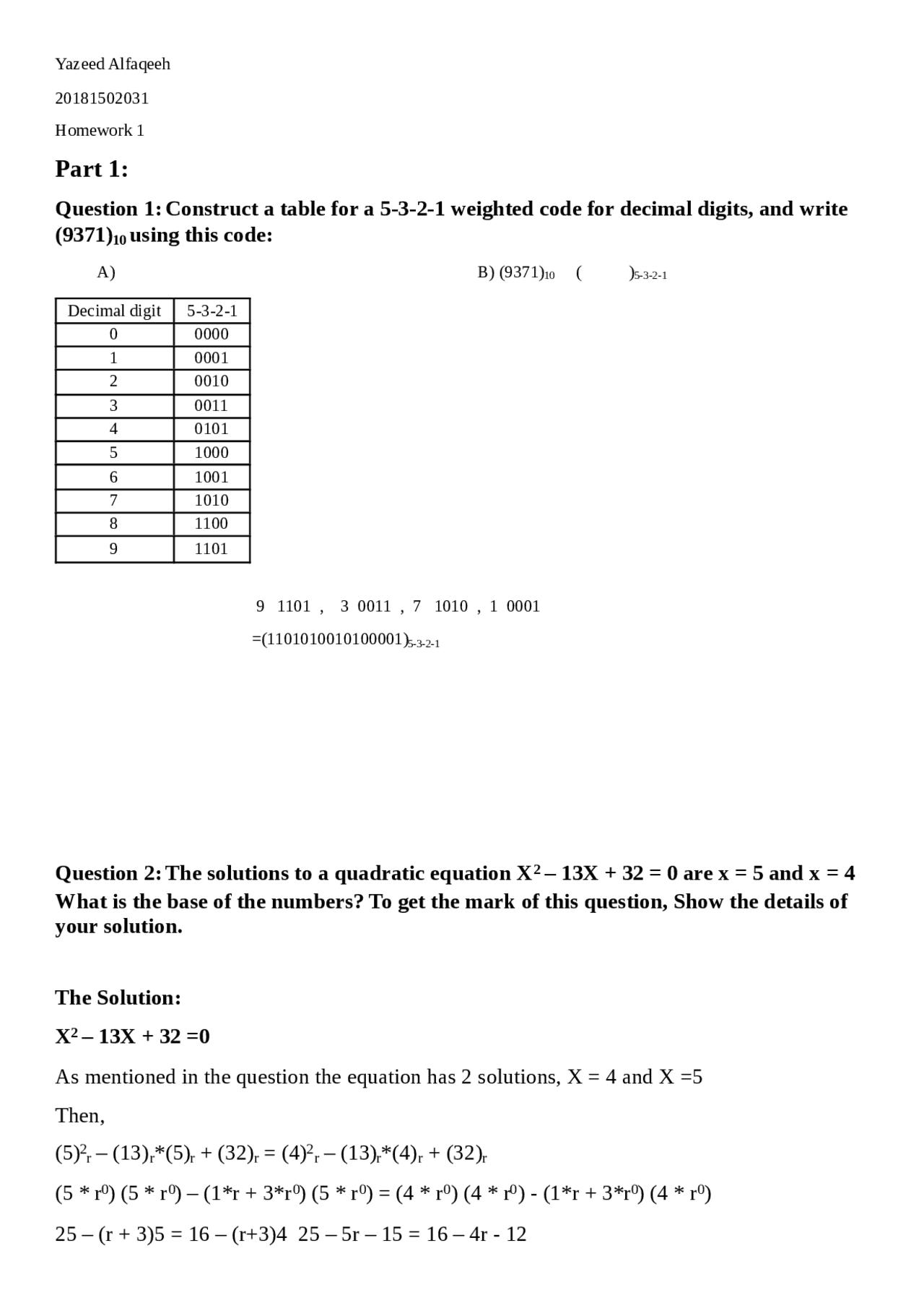 Digital Systems Design Exercises Docsity