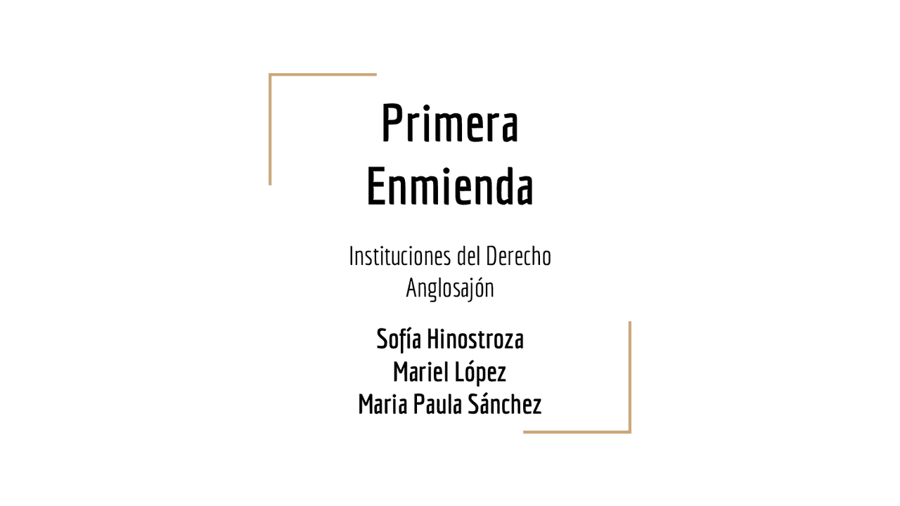 Primera Enmienda - USA - Docsity