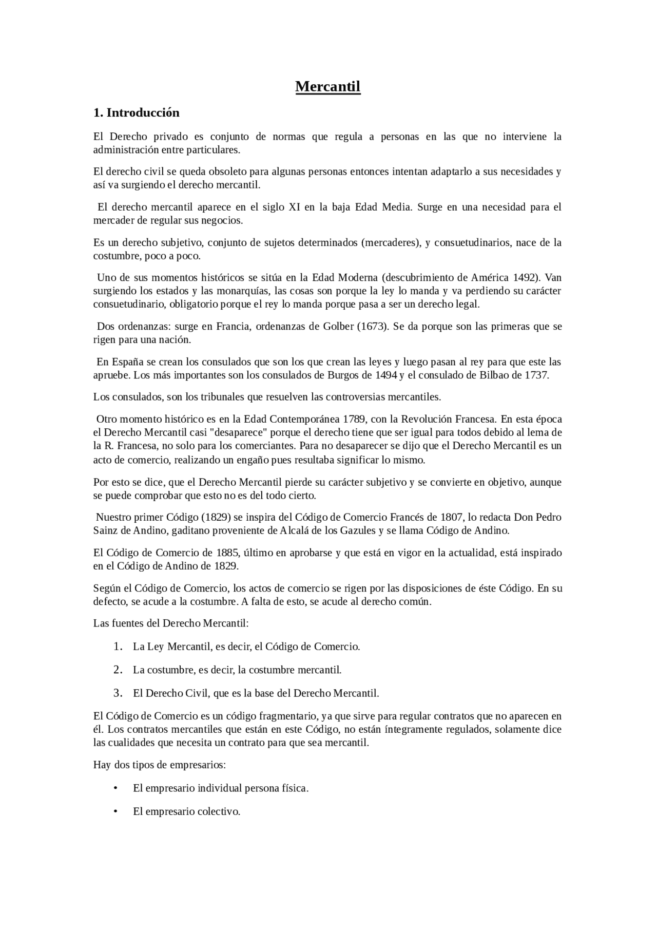 Apuntes Derecho Mercantil Docsity