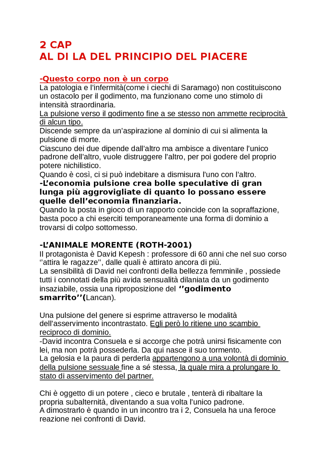 Relazioni Brutali 2 Capitolo Docsity